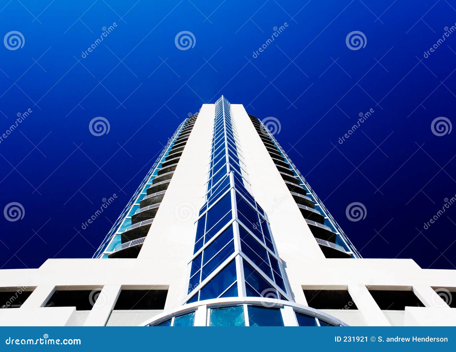 White Skyscraper stock image. Image of office, building - 231921