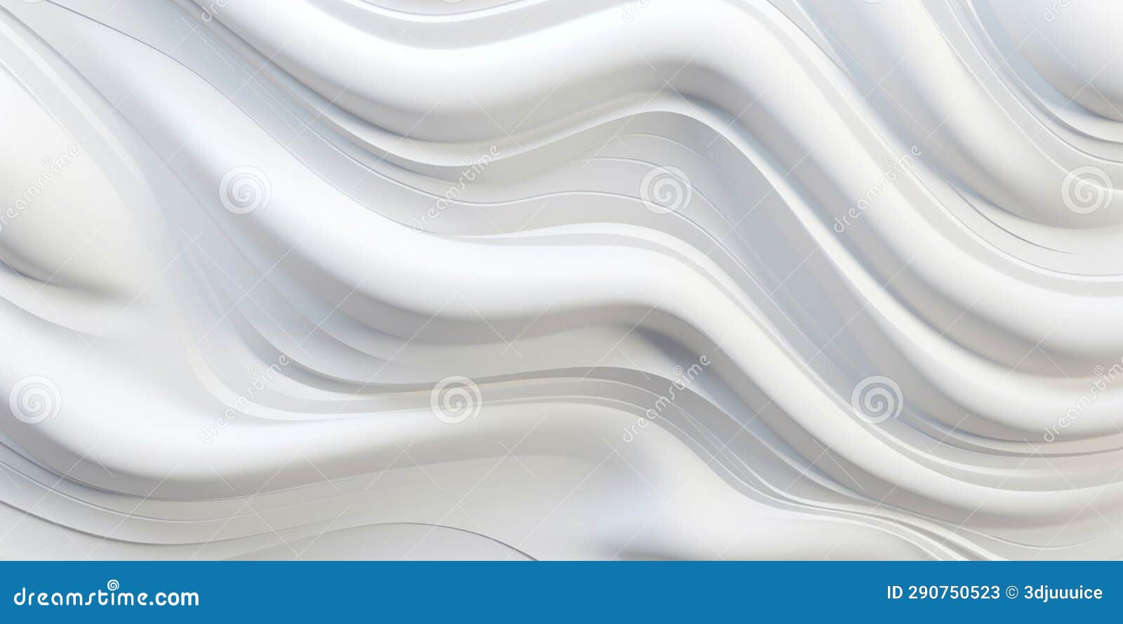 White Slime Creative Abstract Wavy Texture. Stock Illustration ...