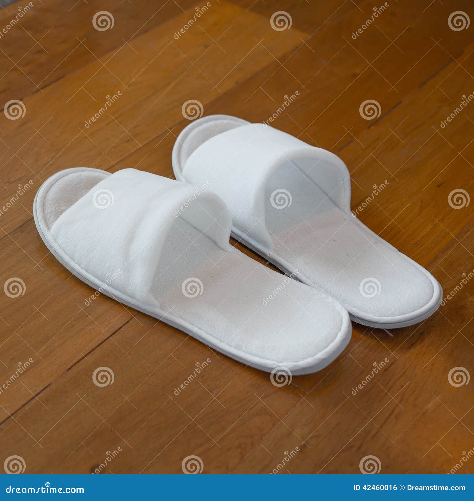 White Slipper stock photo. Image of footwear, hospitality - 42460016