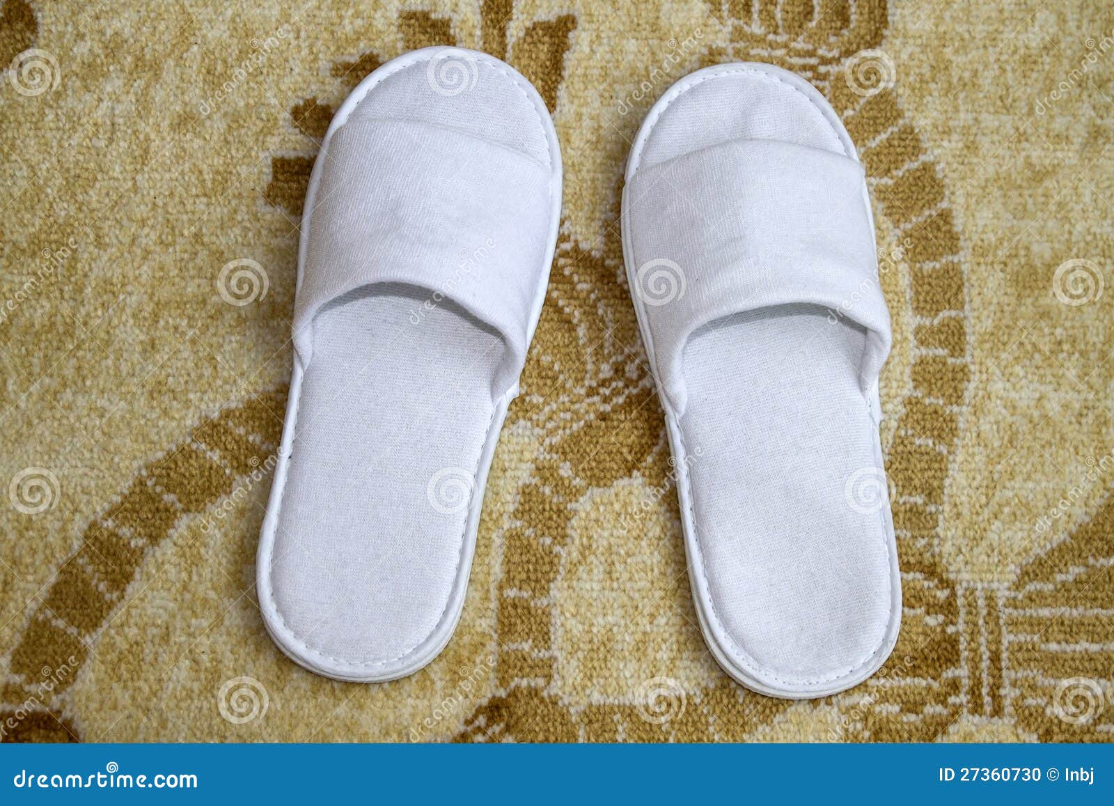 White slippers stock photo. Image of isolated, footwear - 27360730