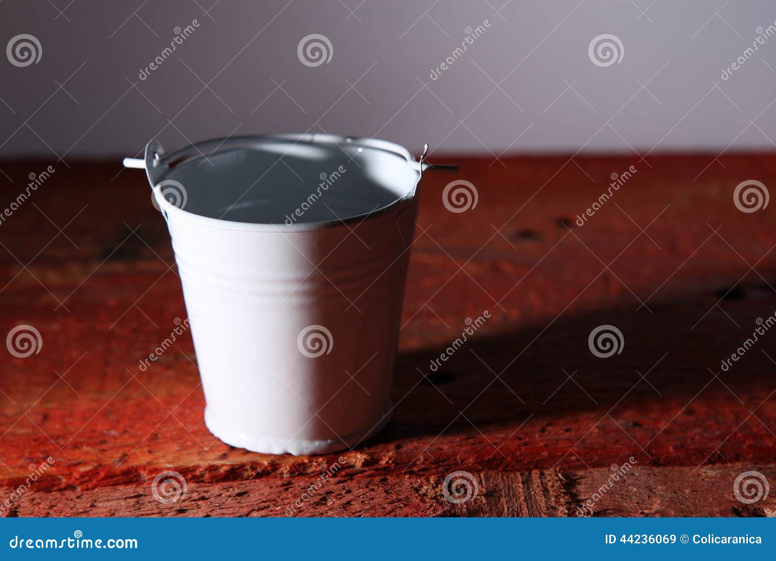 White small bucket stock image. Image of background, wooden - 44236069