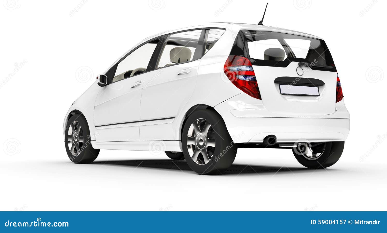 White Small Car stock image. Image of engine, door, power - 59004157