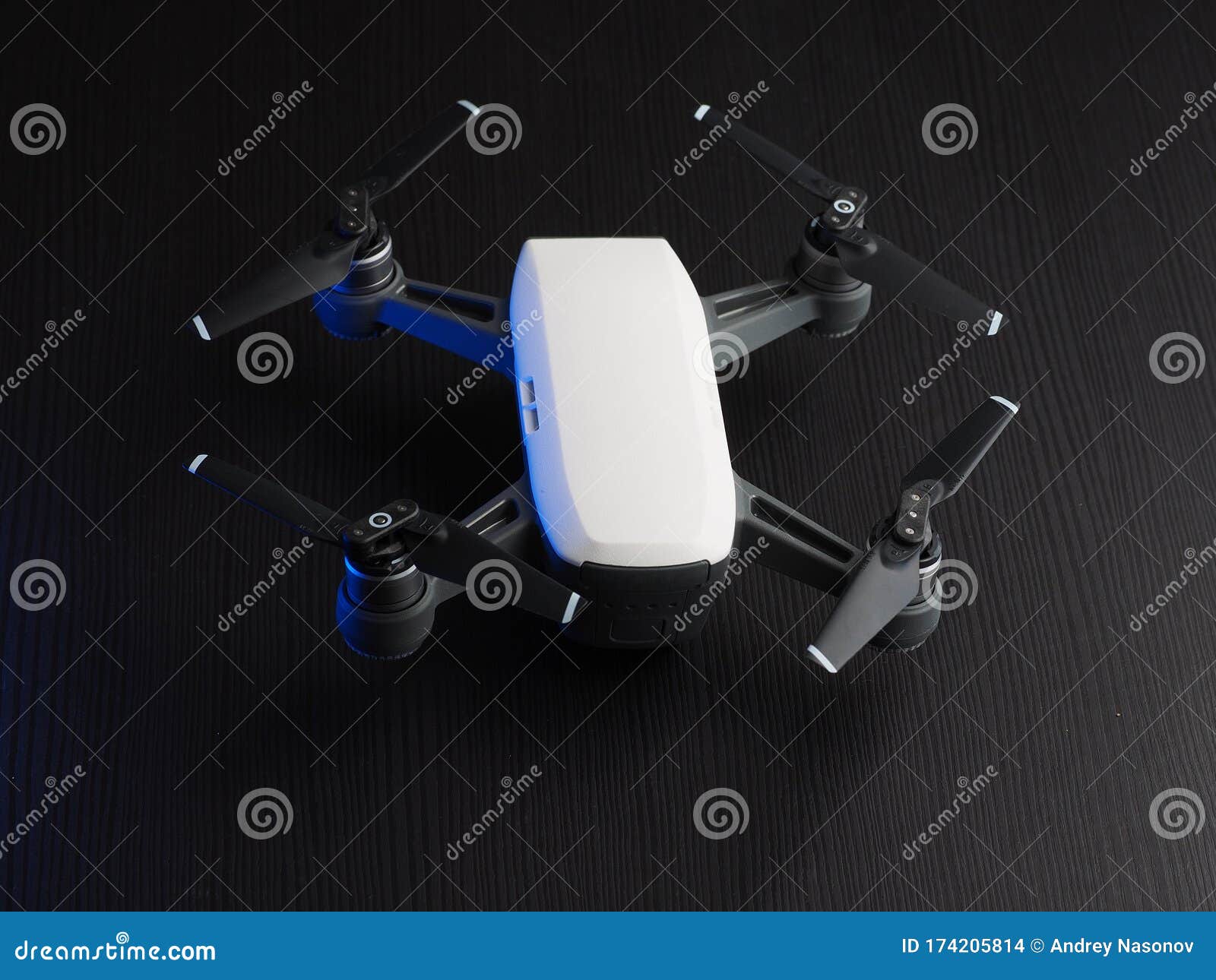 White small drone stock photo. Image of machine, closeup - 174205814