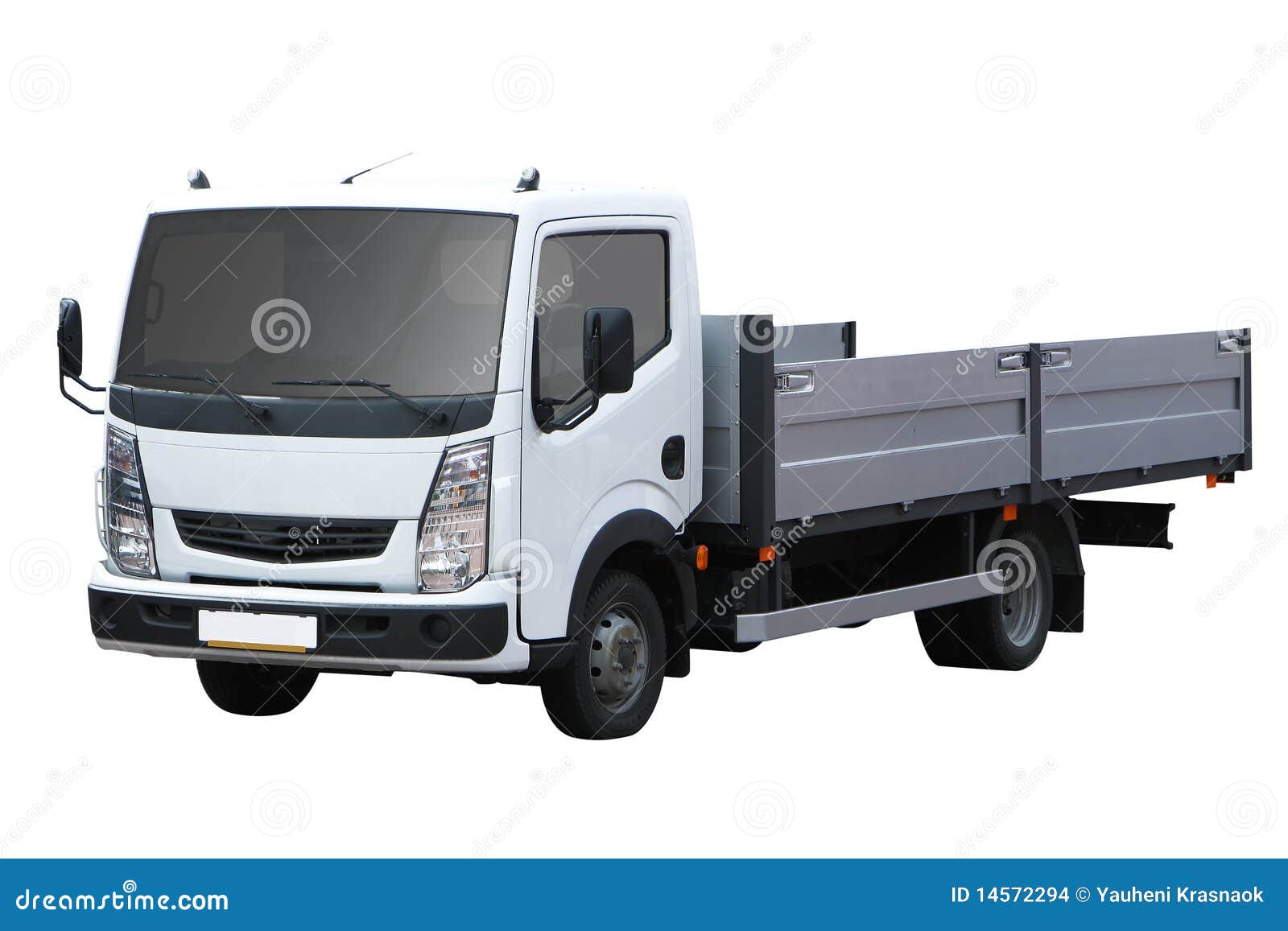 White small truck stock photo. Image of isolated, iveco - 14572294