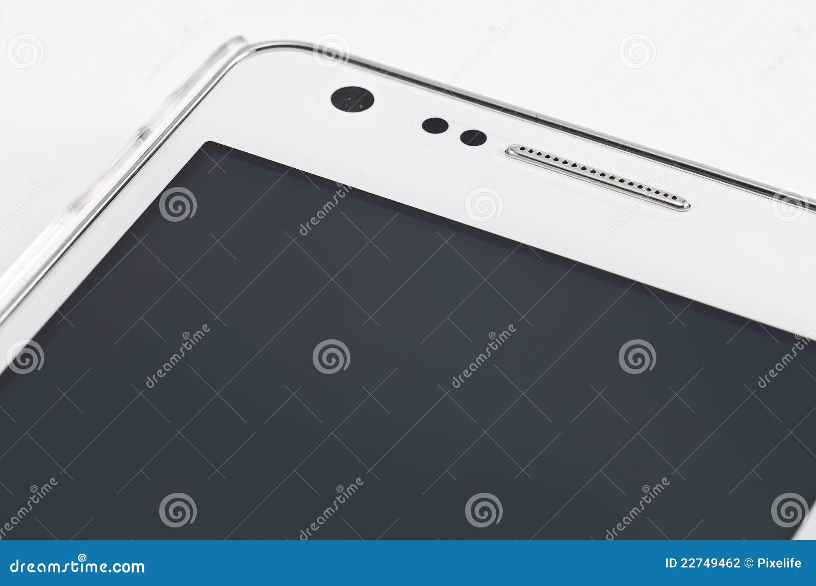 White smartphone stock photo. Image of computer, communication - 22749462