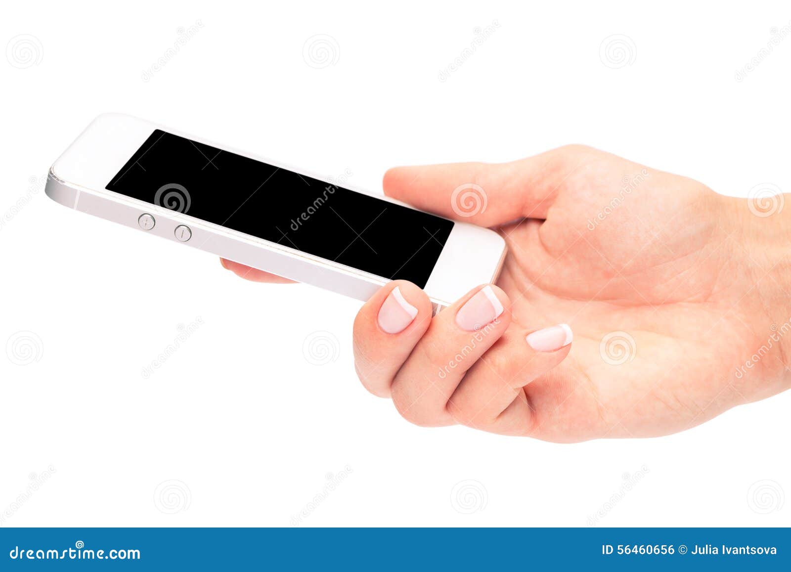 White Smartphone stock photo. Image of mobility, multimedia - 56460656