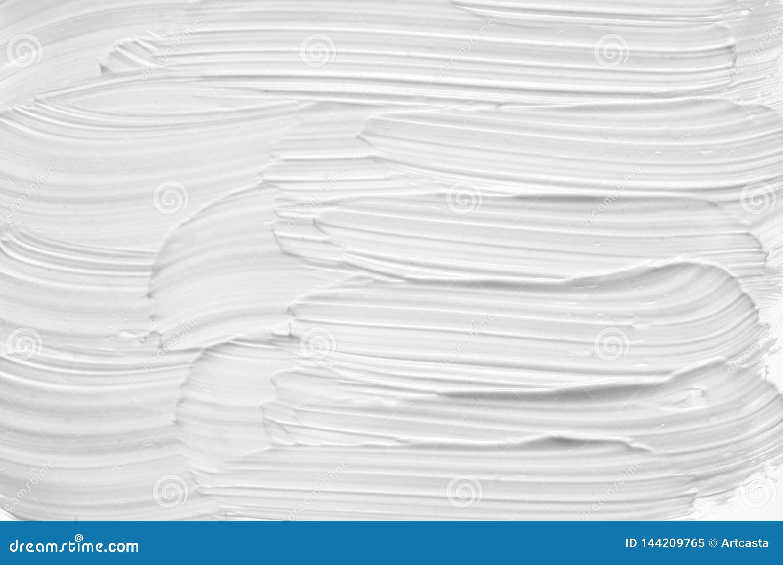 White Smear of Face Clay or Cream Stock Image - Image of creamy ...