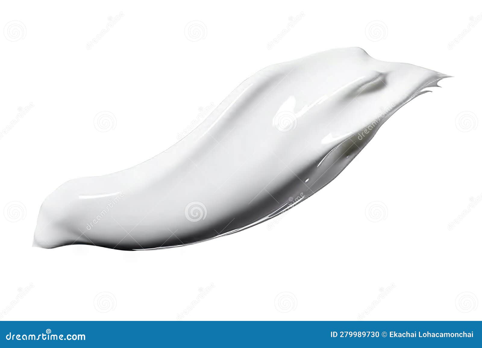 White Smear on Transparent Background, Minimalistic Design Element ...