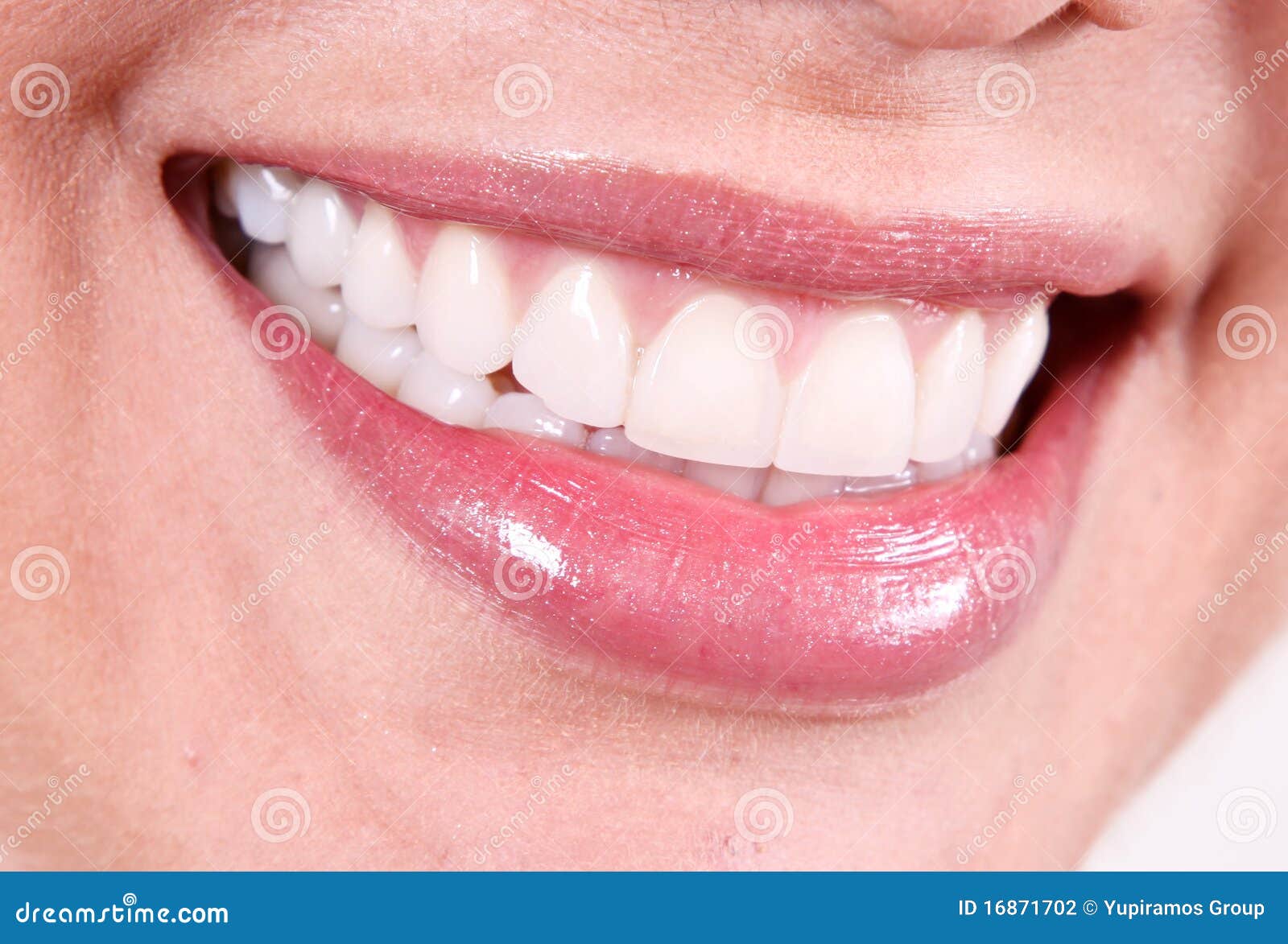 White smile stock photo. Image of background, isolated - 16871702