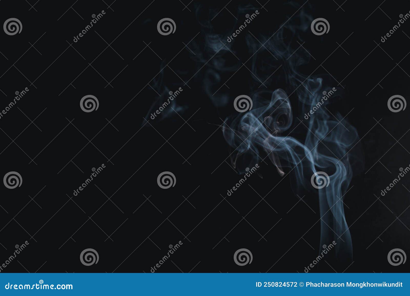 White Smoke on a Black Background Stock Photo - Image of grey ...