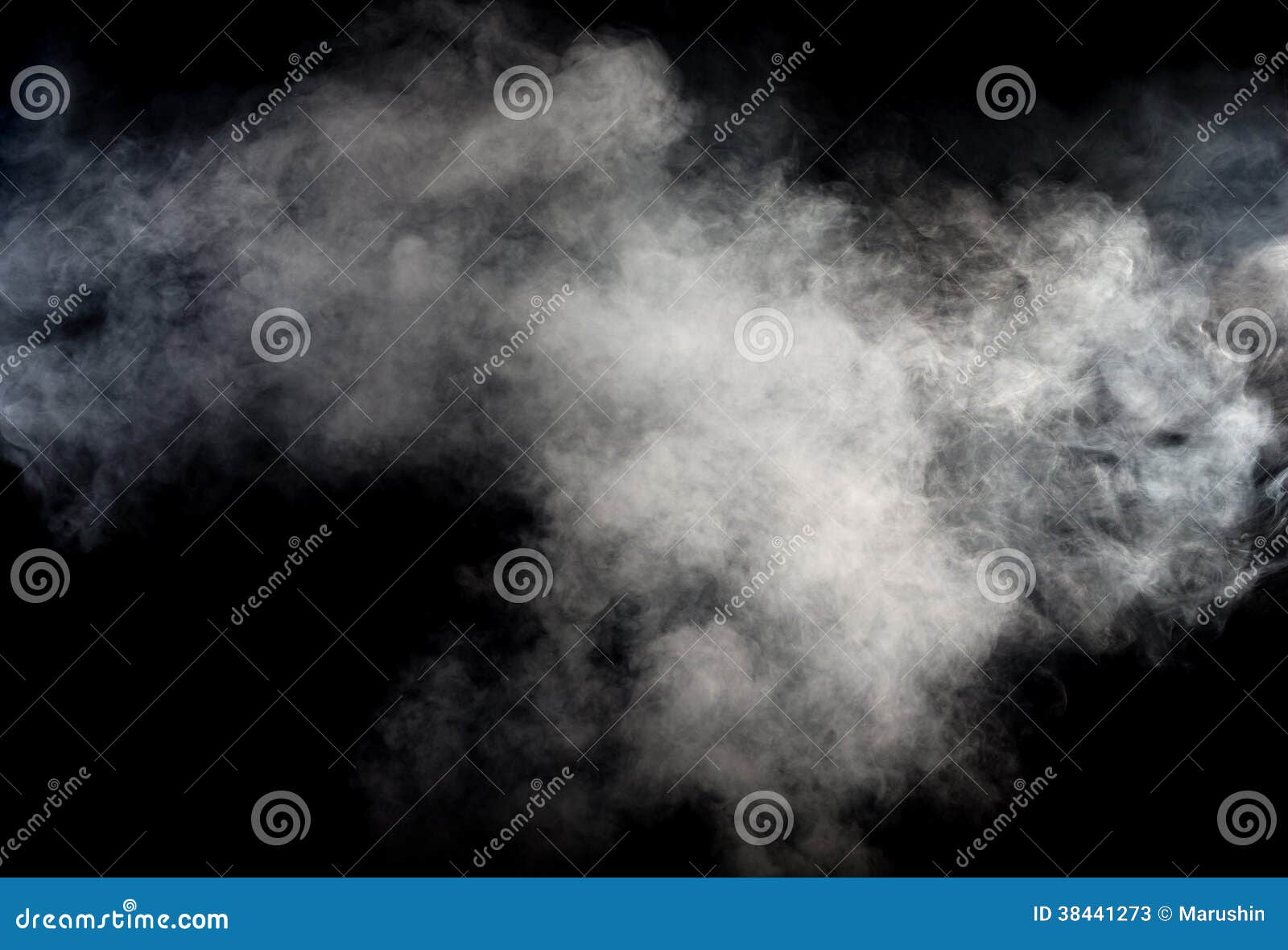 White Smoke on Black Background Stock Image - Image of isolated, black ...