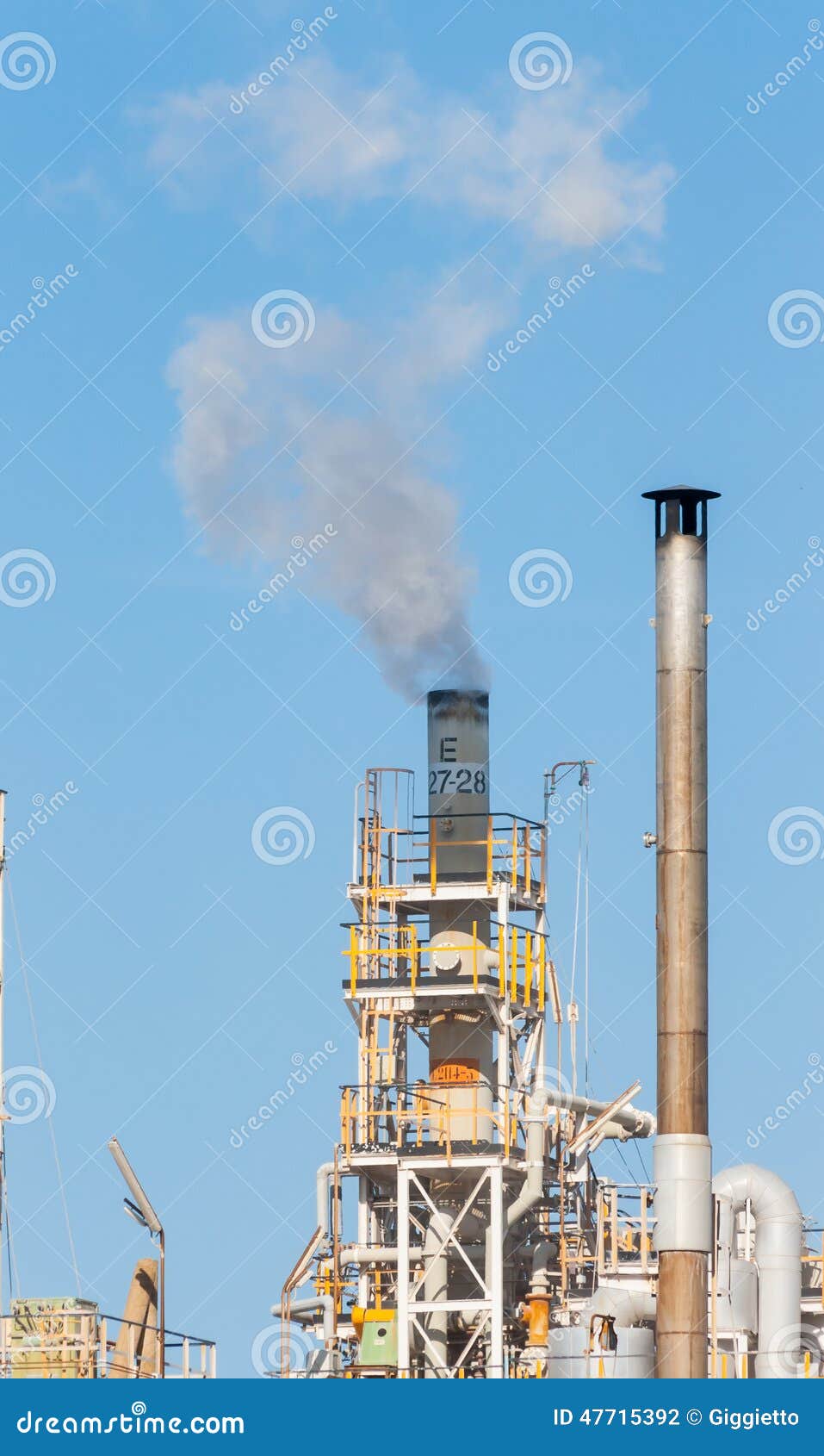 White smoke stock photo. Image of thermal, contamination - 47715392
