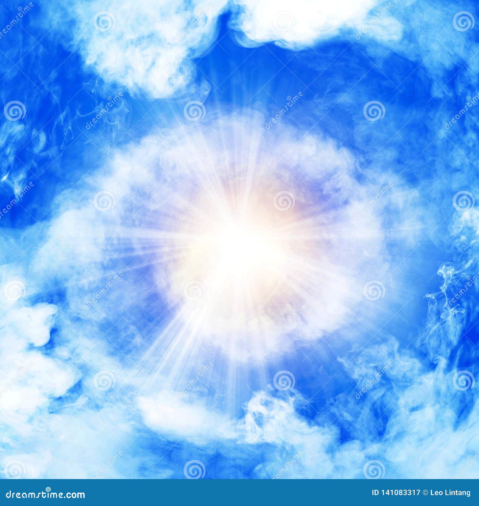 White Smoke with Bright Light Stock Image - Image of bright, misty ...