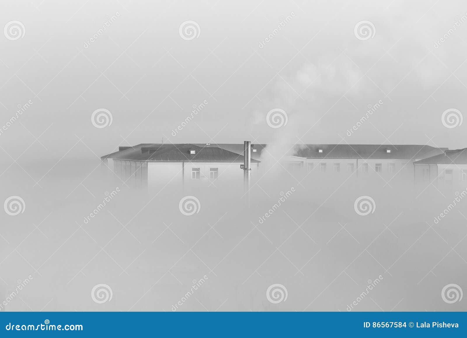 Smoke From Building Fire Royalty-Free Stock Photo | CartoonDealer.com ...