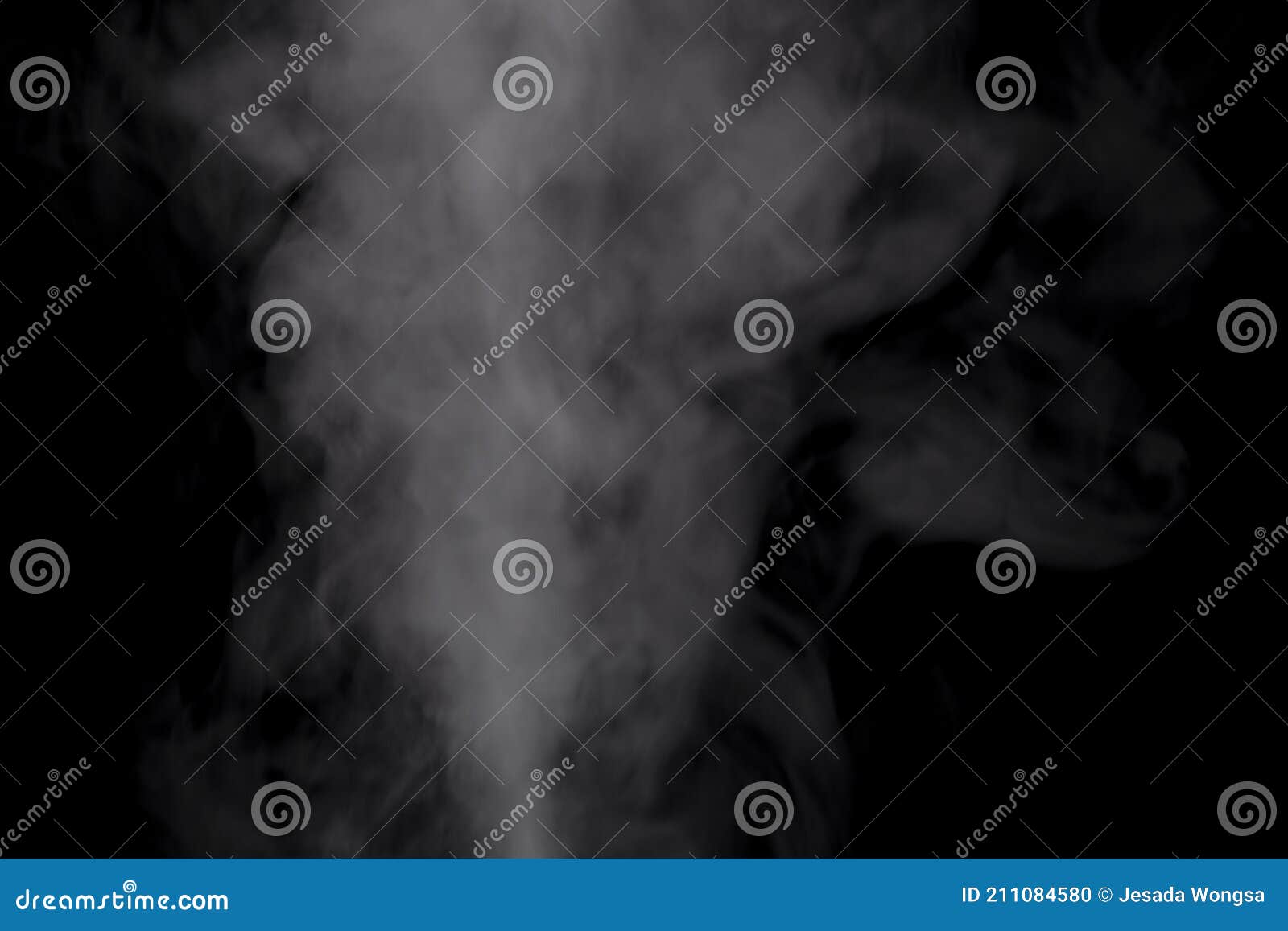 White Smoke Over Black Background for Overlay Design Stock Photo ...