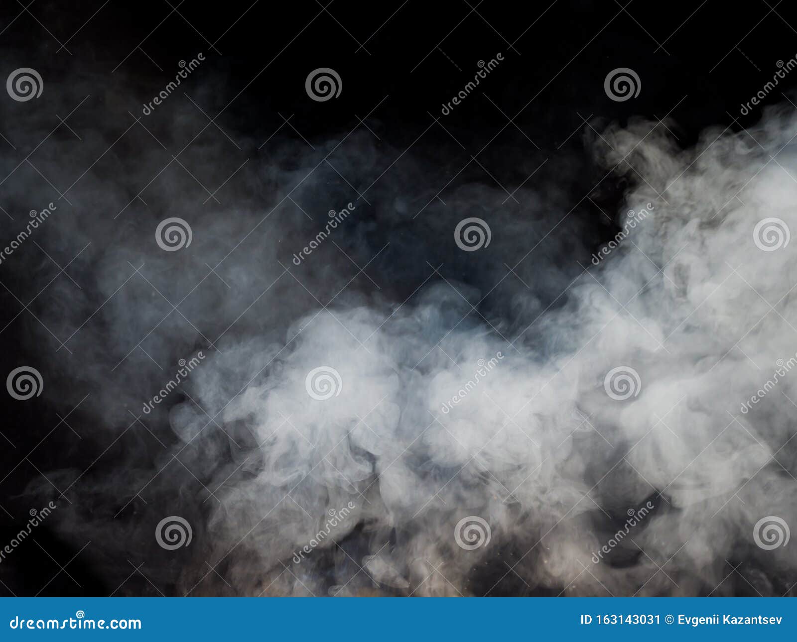 White Smoke Rises from Below Stock Image - Image of fire, studio: 163143031