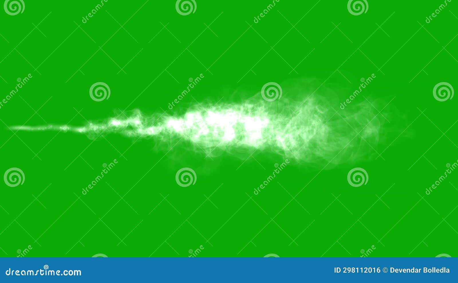 White Smoke Stream Motion Graphics with Green Screen Background Stock ...