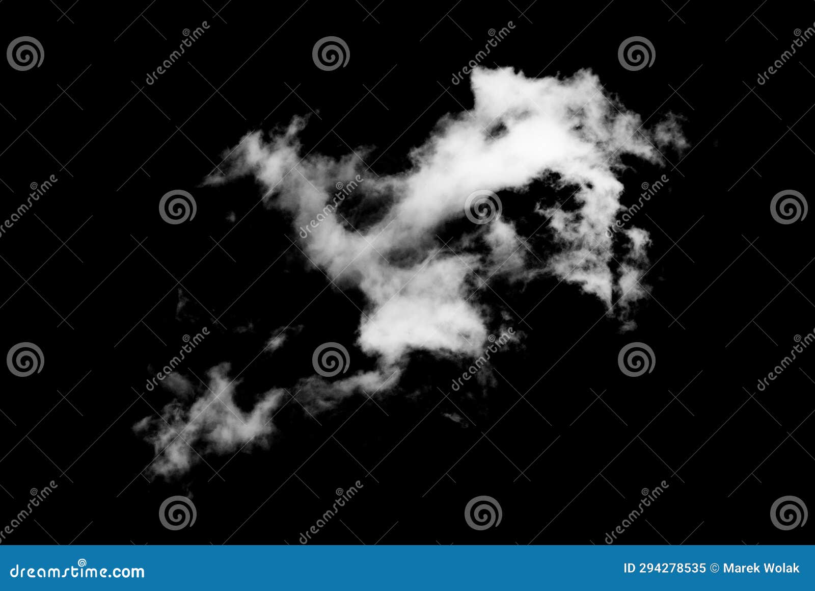 White Smoke, Cloud Black Background, Air Stock Image - Image of light ...