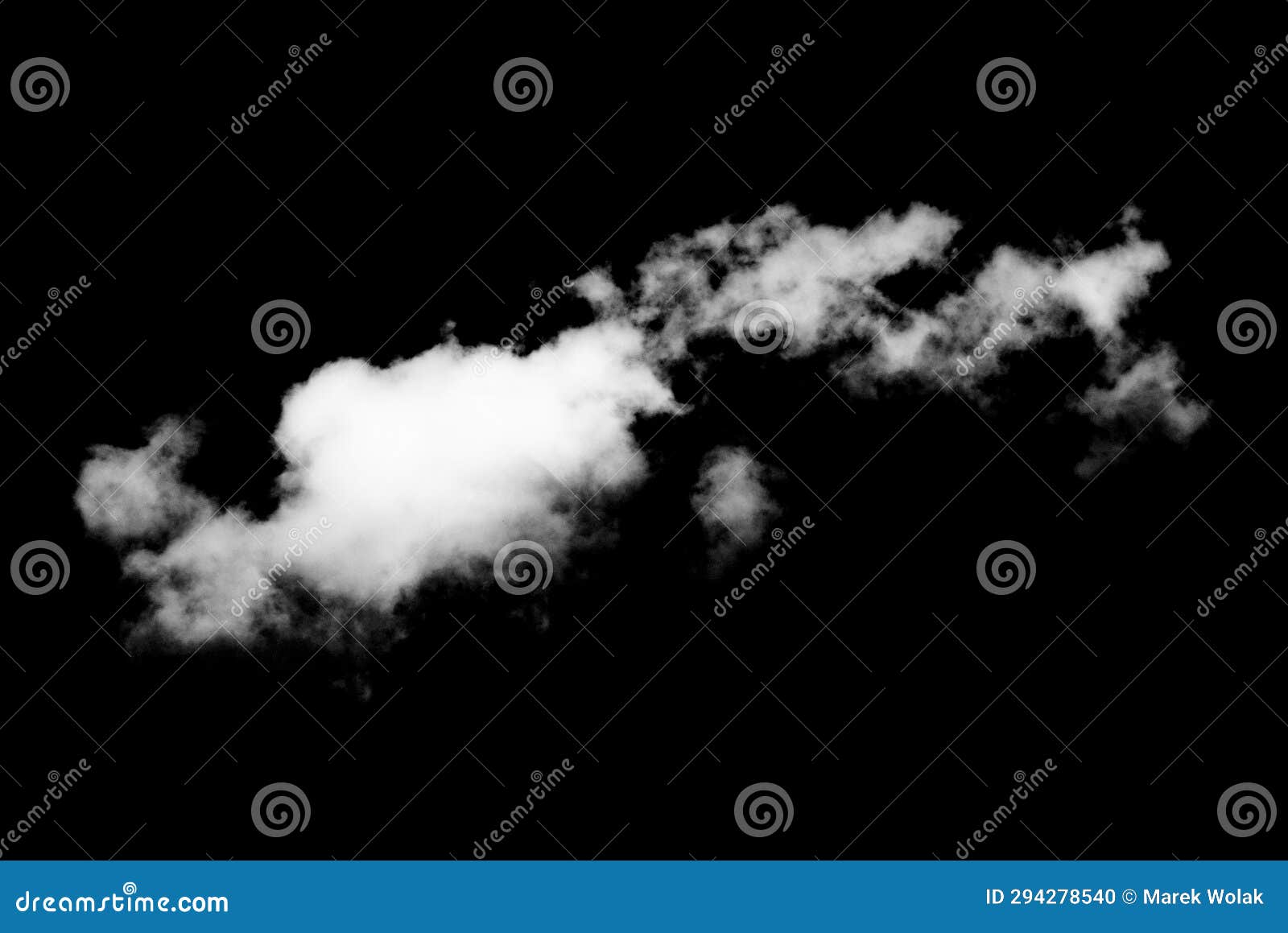 White Smoke, Cloud Black Background, Air Stock Photo - Image of horizon ...