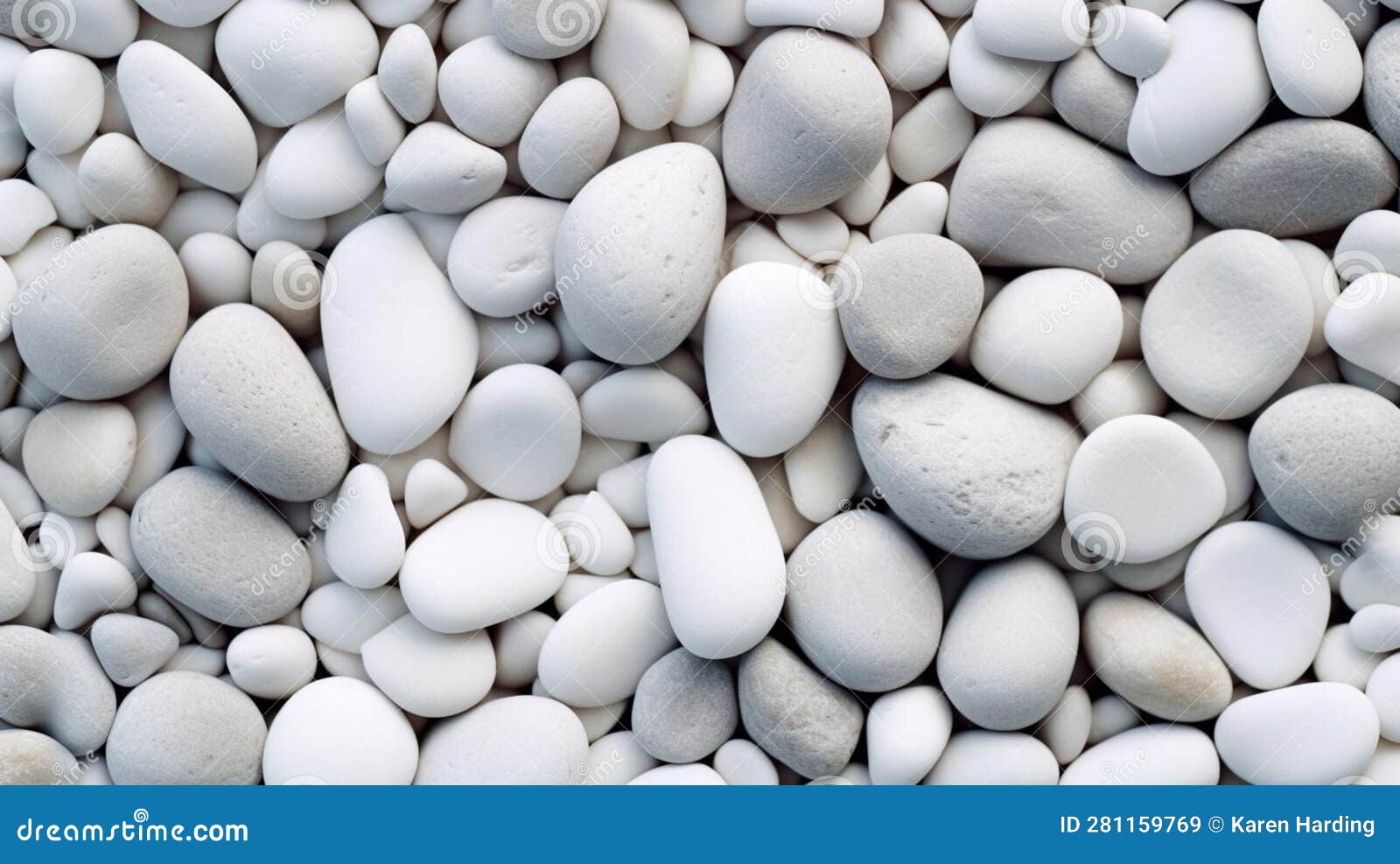 White Smooth Pebble Texture Stone Background Stock Illustration ...