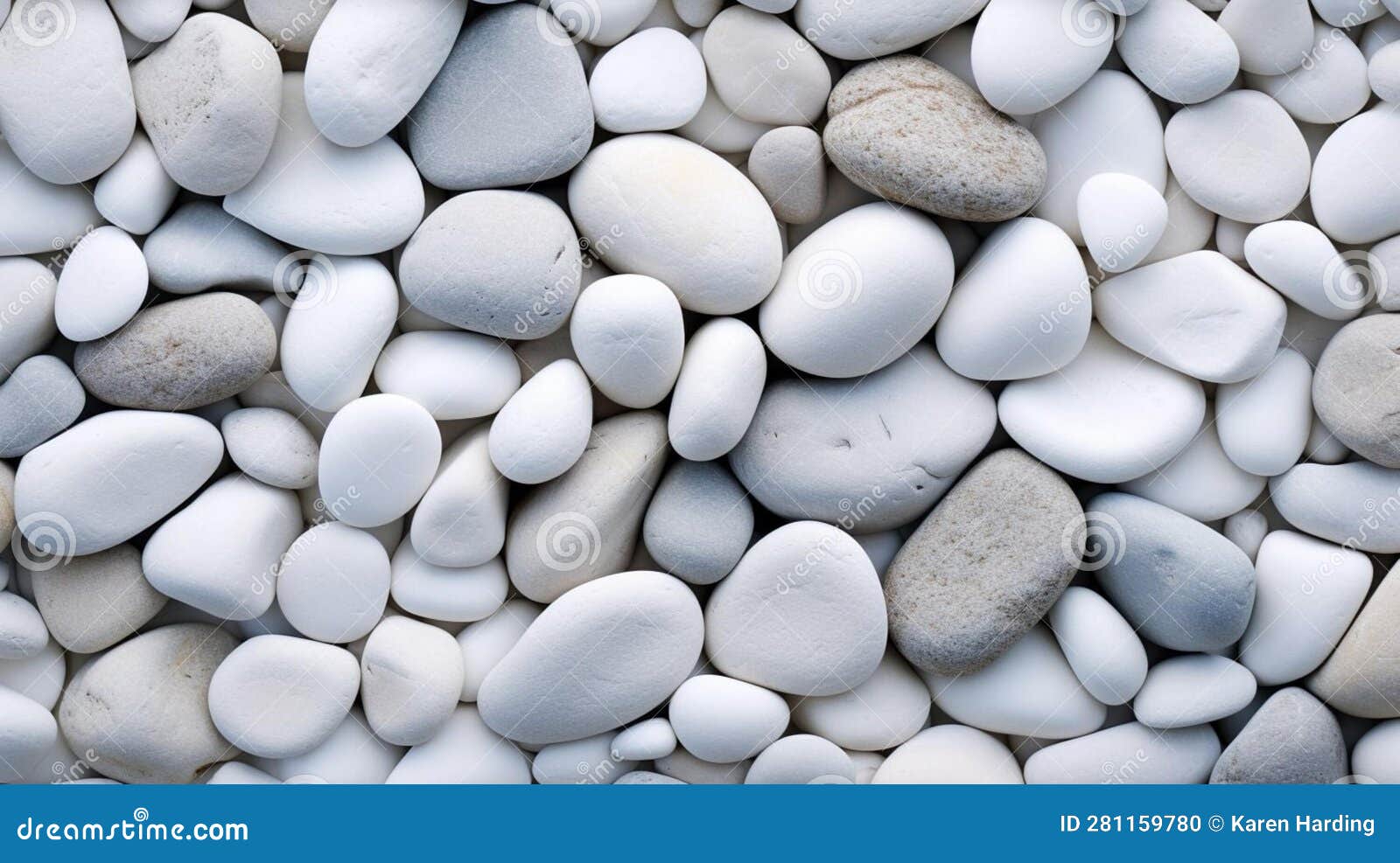 White Smooth Pebble Texture Stone Background Stock Illustration ...