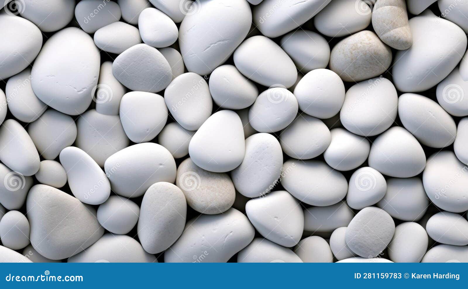 White Smooth Pebble Texture Stone Background Stock Illustration ...