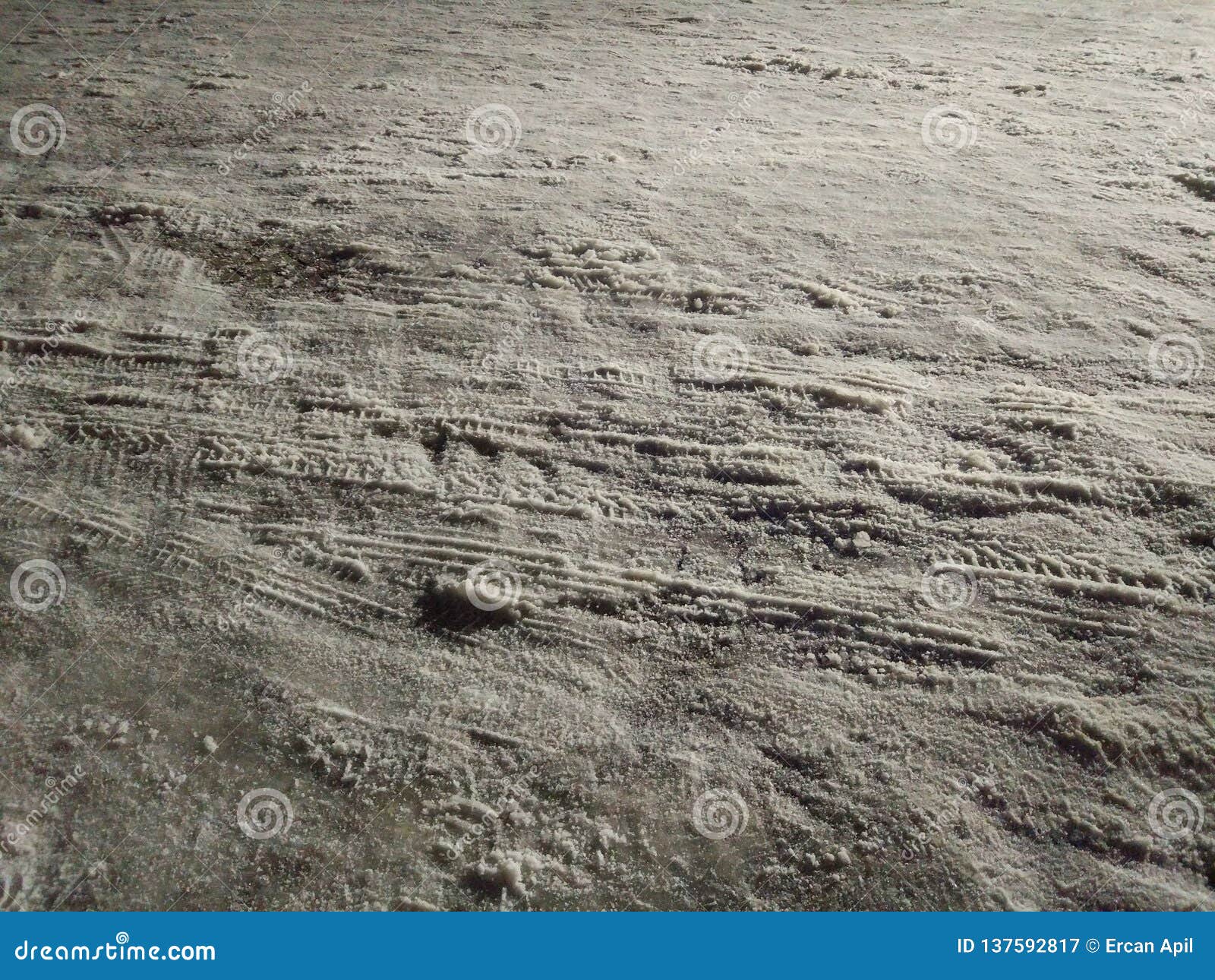 The White Smooth Snow Ground Stock Image - Image of ground, winter ...