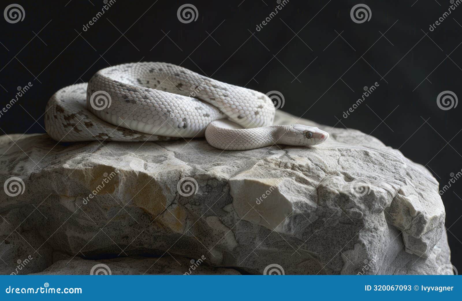 White snake on white stone stock image. Image of snake - 320067093