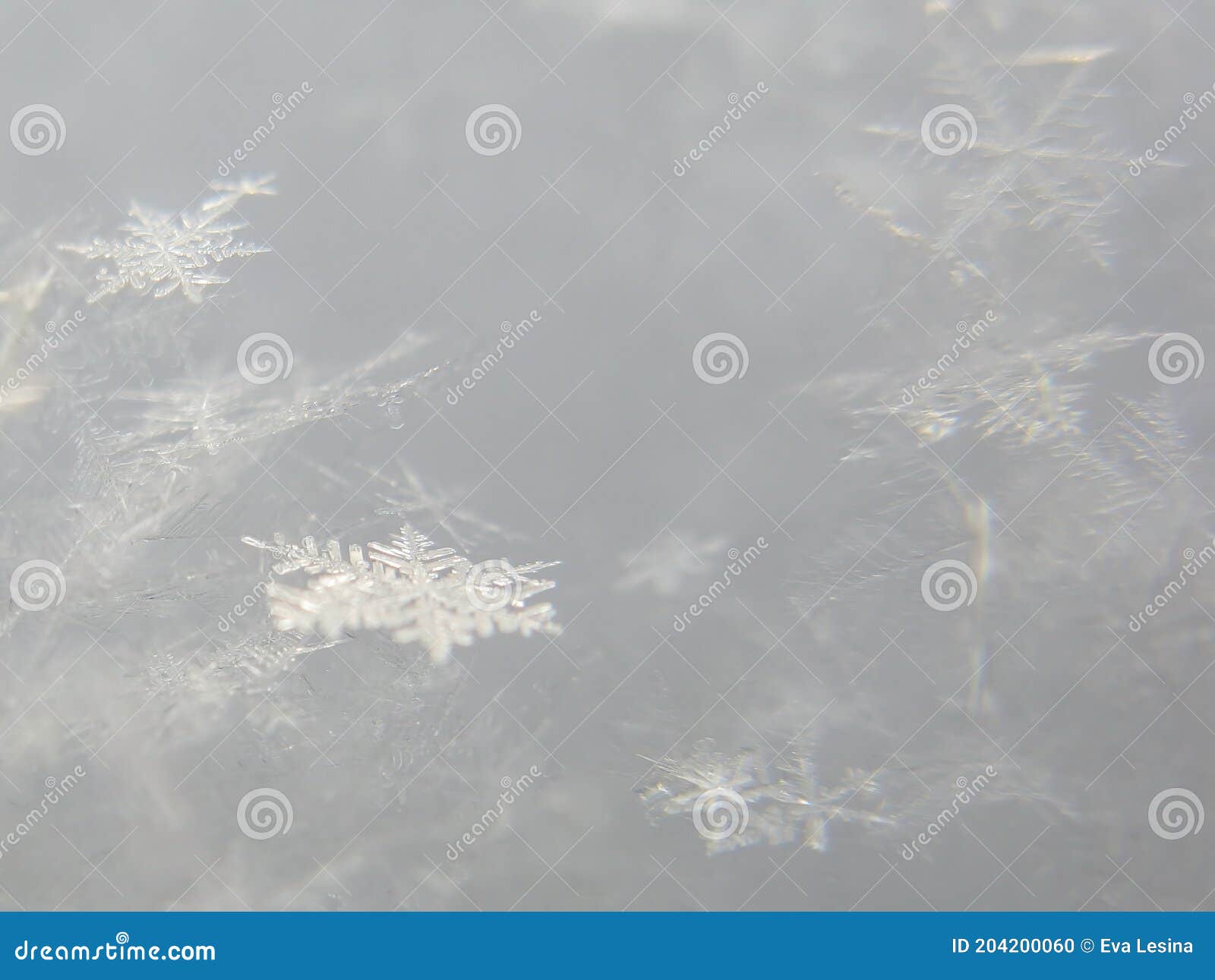 White Snow Background with a Large Transparent Snowflake on it Stock ...