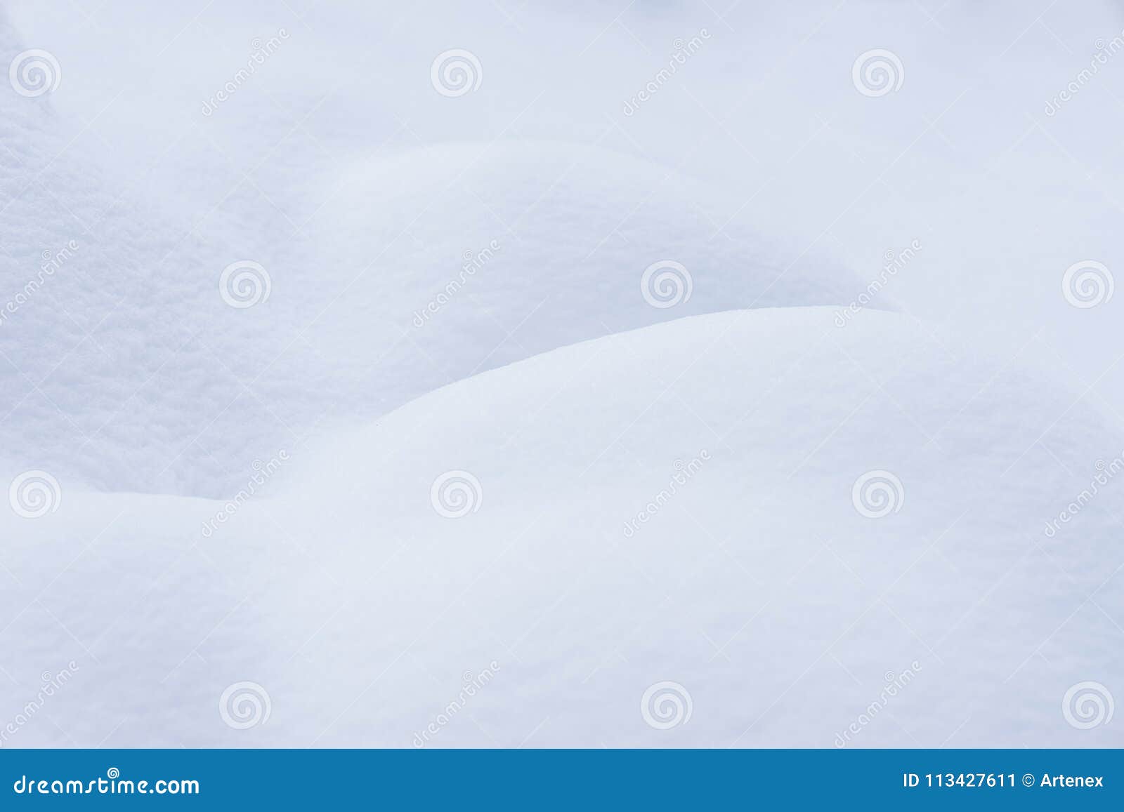 White Snow and Blue Shadows Stock Image - Image of closeup, bright ...