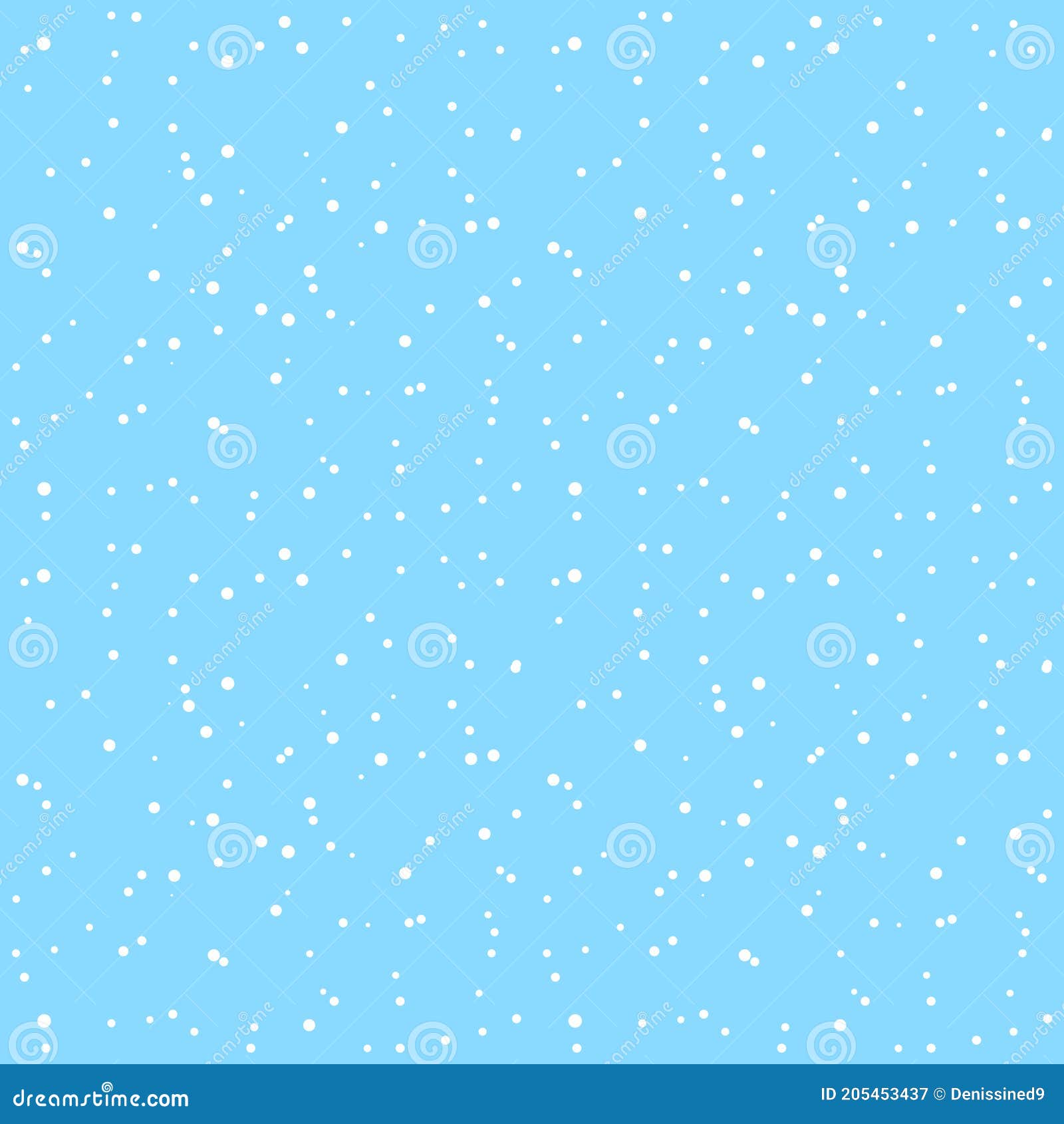 White Snow Falling, Winter Seamless Pattern, Poster Design Template ...