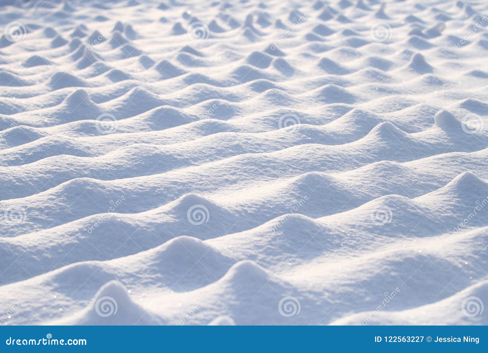 White Snow on Feild in Sunlight Stock Image - Image of pure, beautiful ...