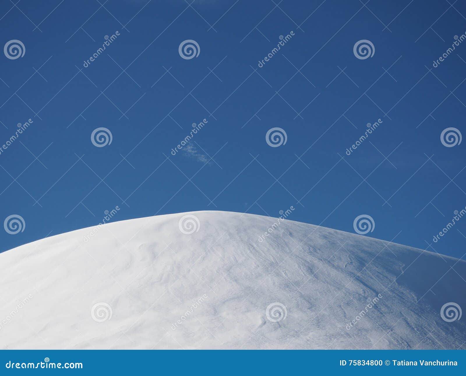 White Snow Hill Landskape Background. Stock Photo - Image of curve ...