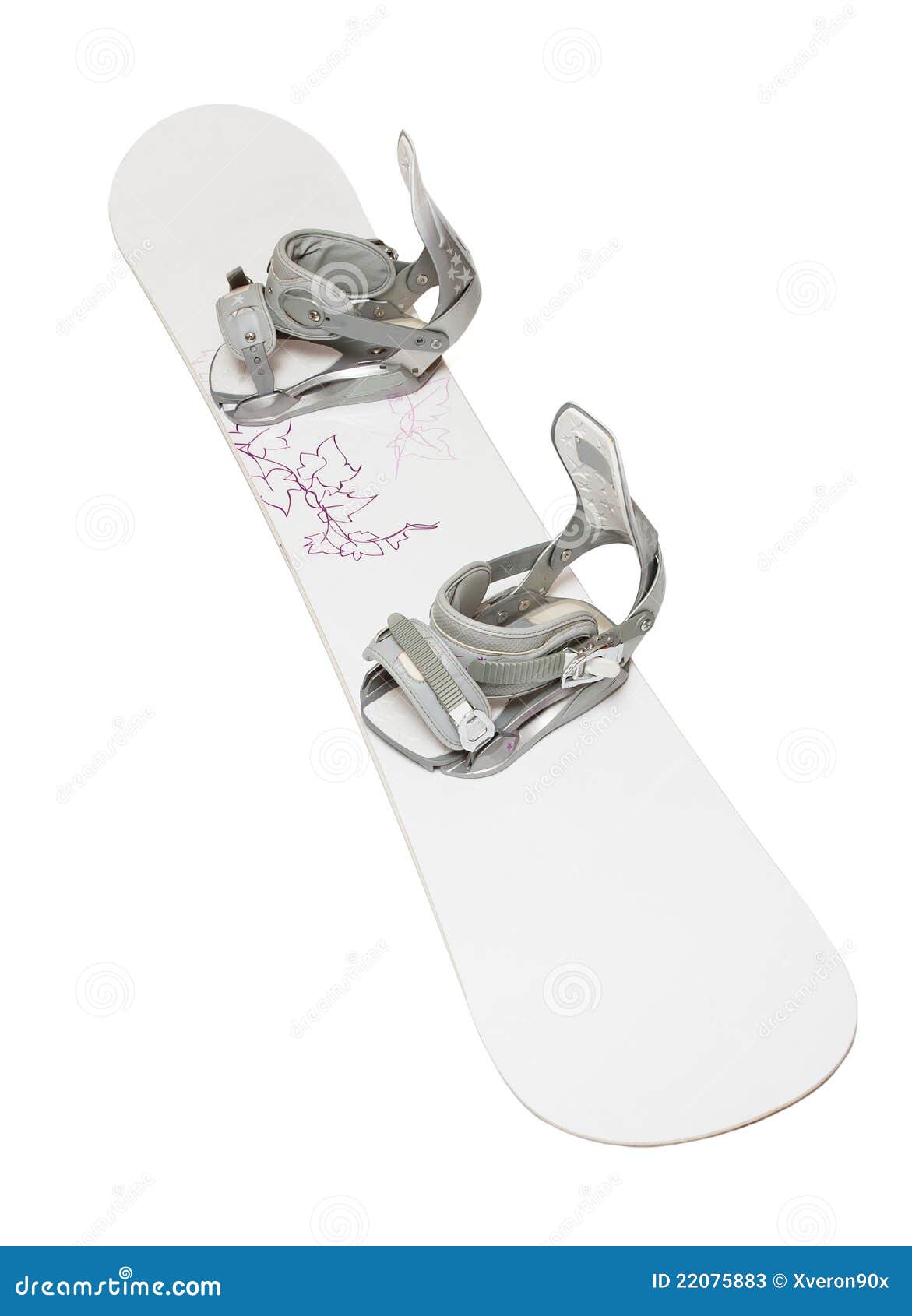 Plain White Snowboard