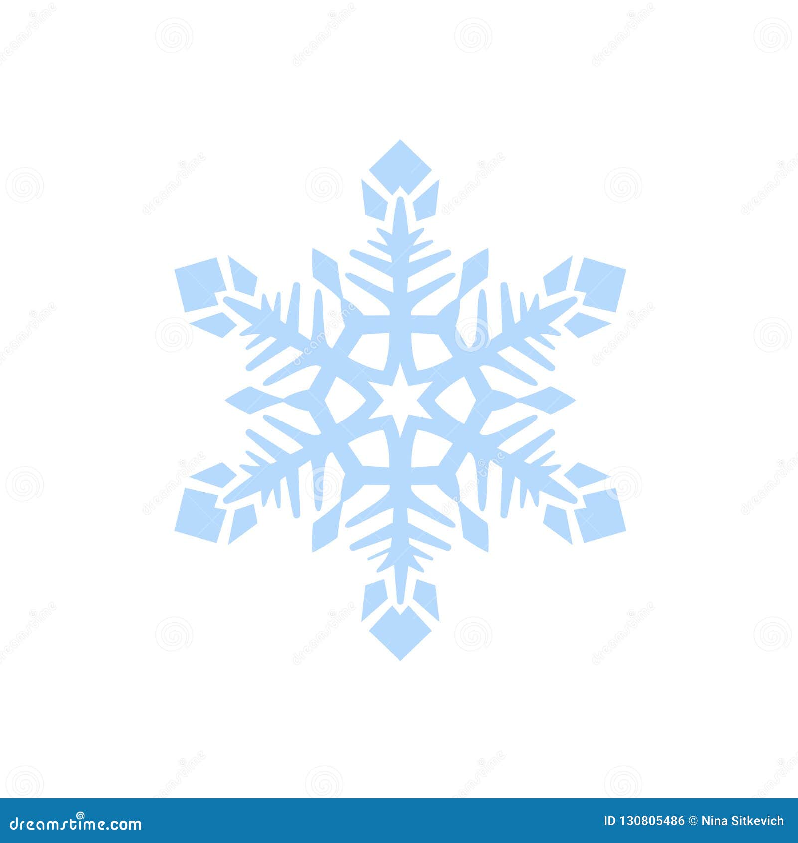 White Snowflake Icon, Flat Style Stock Vector - Illustration of ... White Snowflake Icon, Flat Style Stock Vector - Illustration of ...