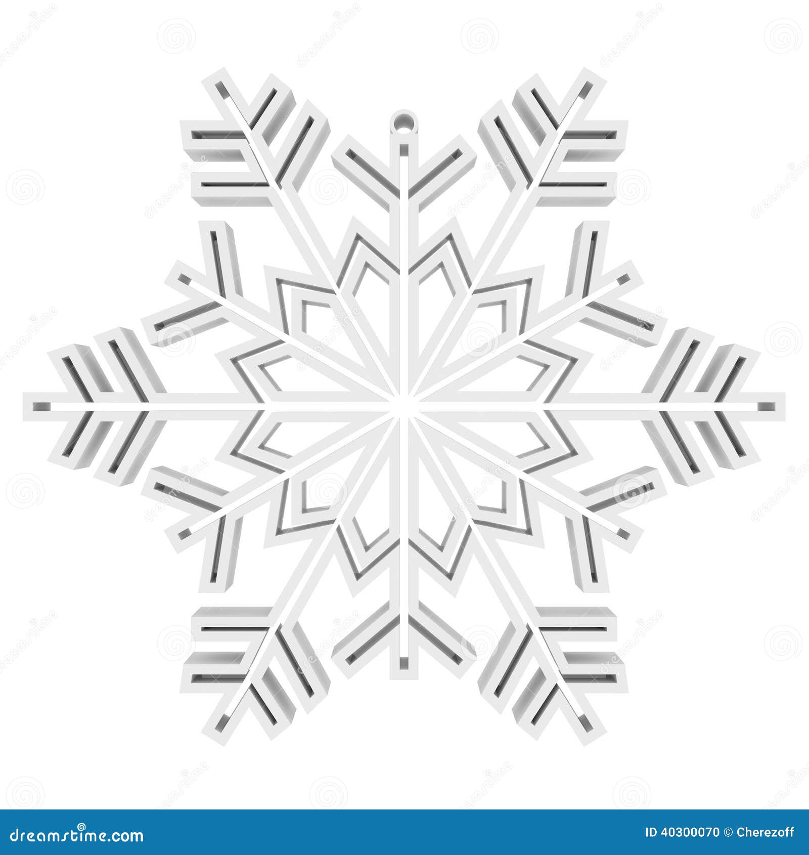 White Snowflake stock illustration. Illustration of ethereal - 40300070