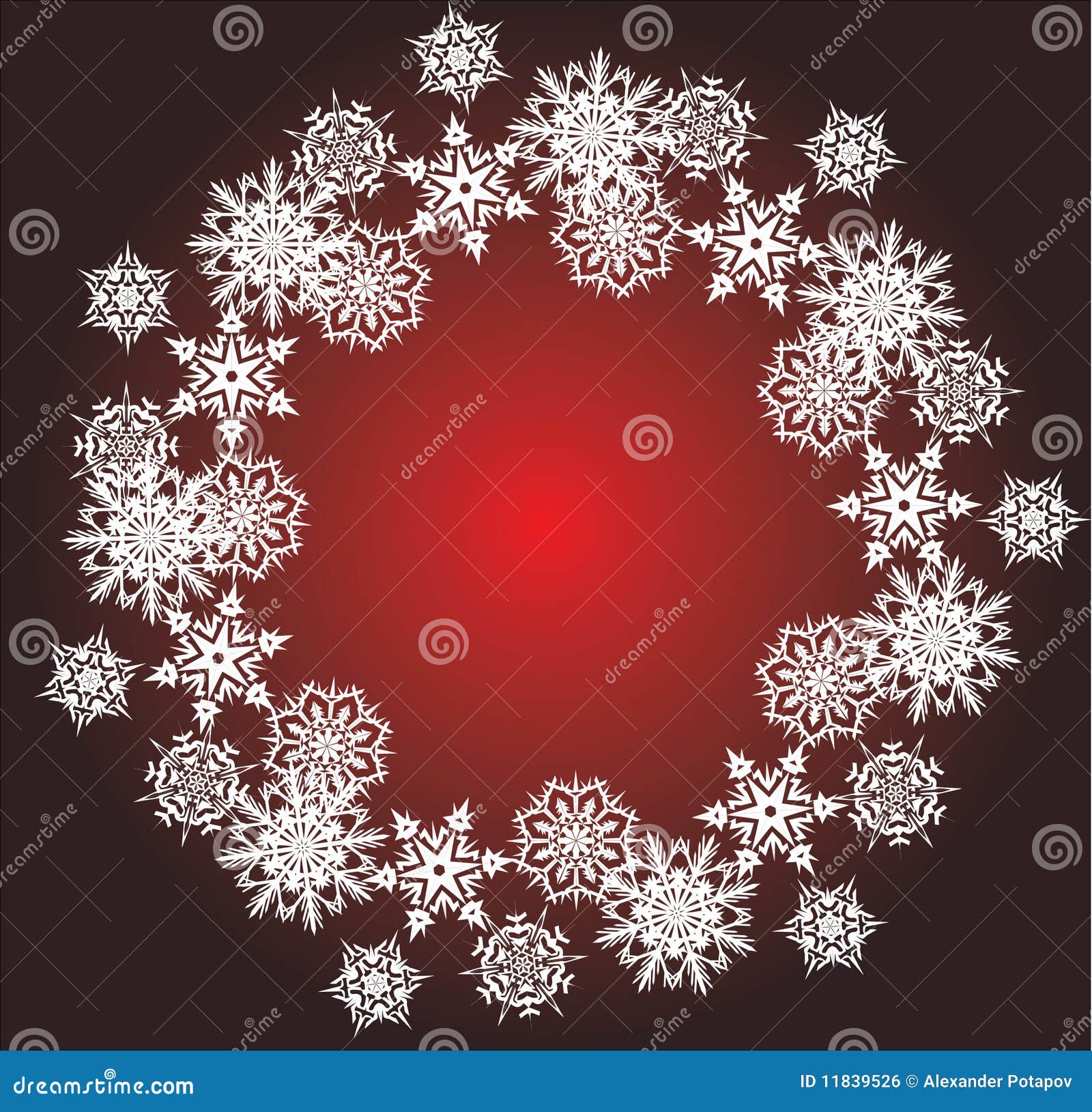 White Snowflake Round Frame Stock Vector - Illustration of motion ...