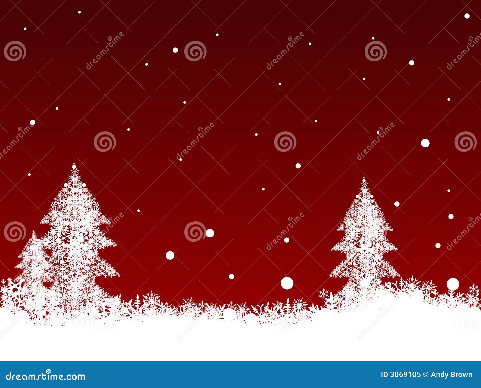 White SnowFlakes on Dark Red Stock Vector - Illustration of stationary ...