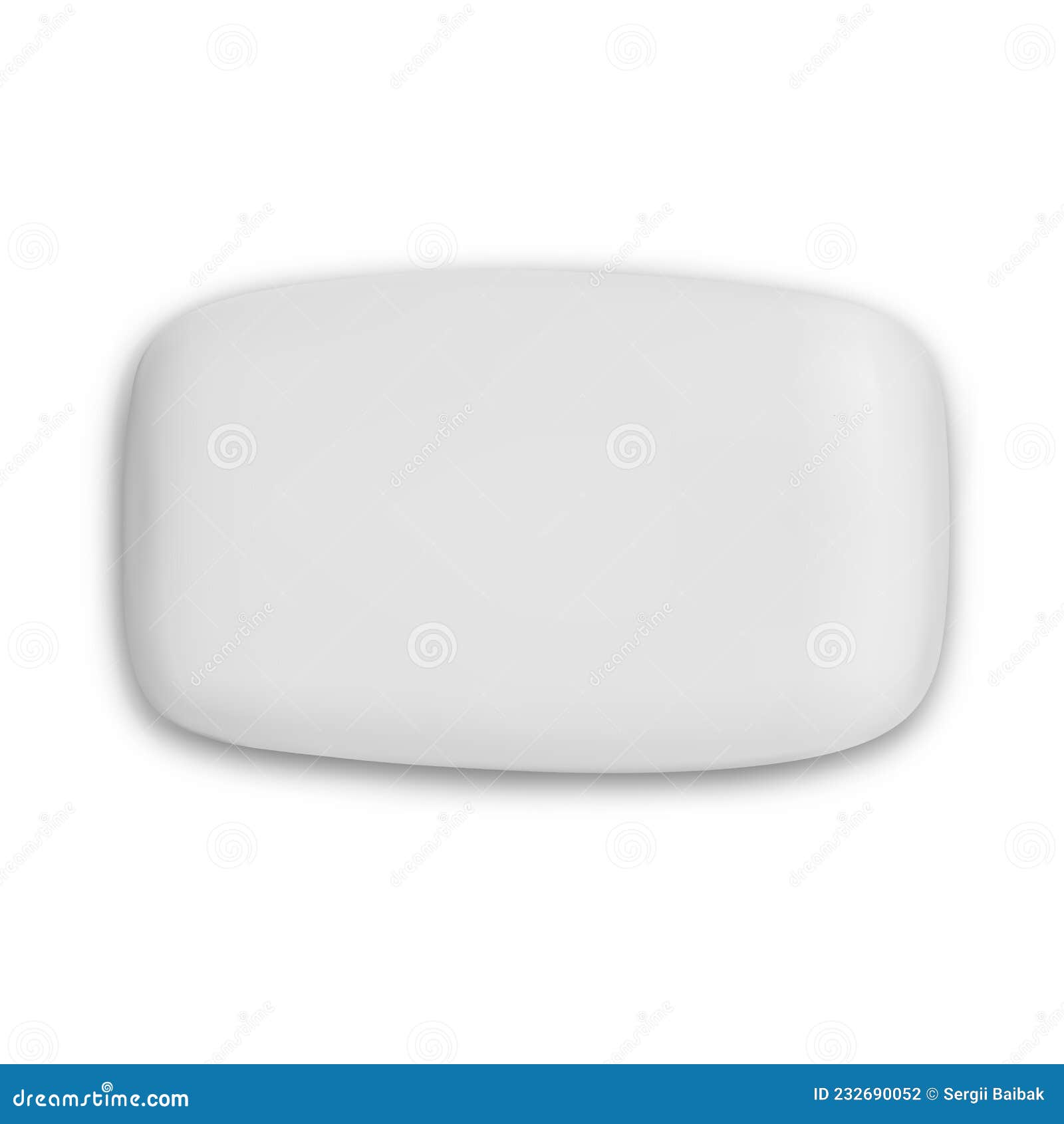 White Soap Bar Vector Blank. Hygiene Cosmetics Stock Vector ...