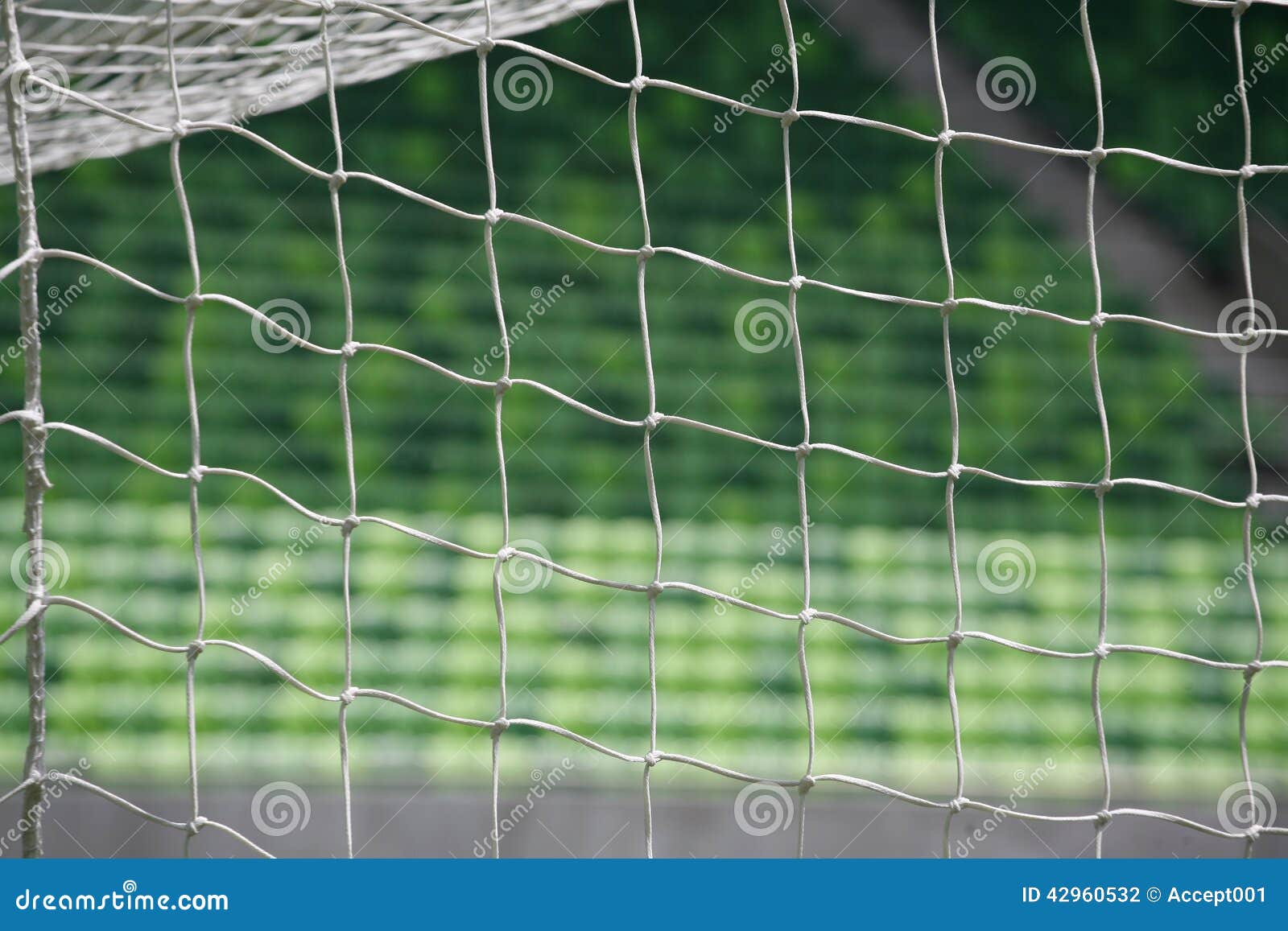 White Soccer Net with Green Grass Background Stock Photo - Image of ...