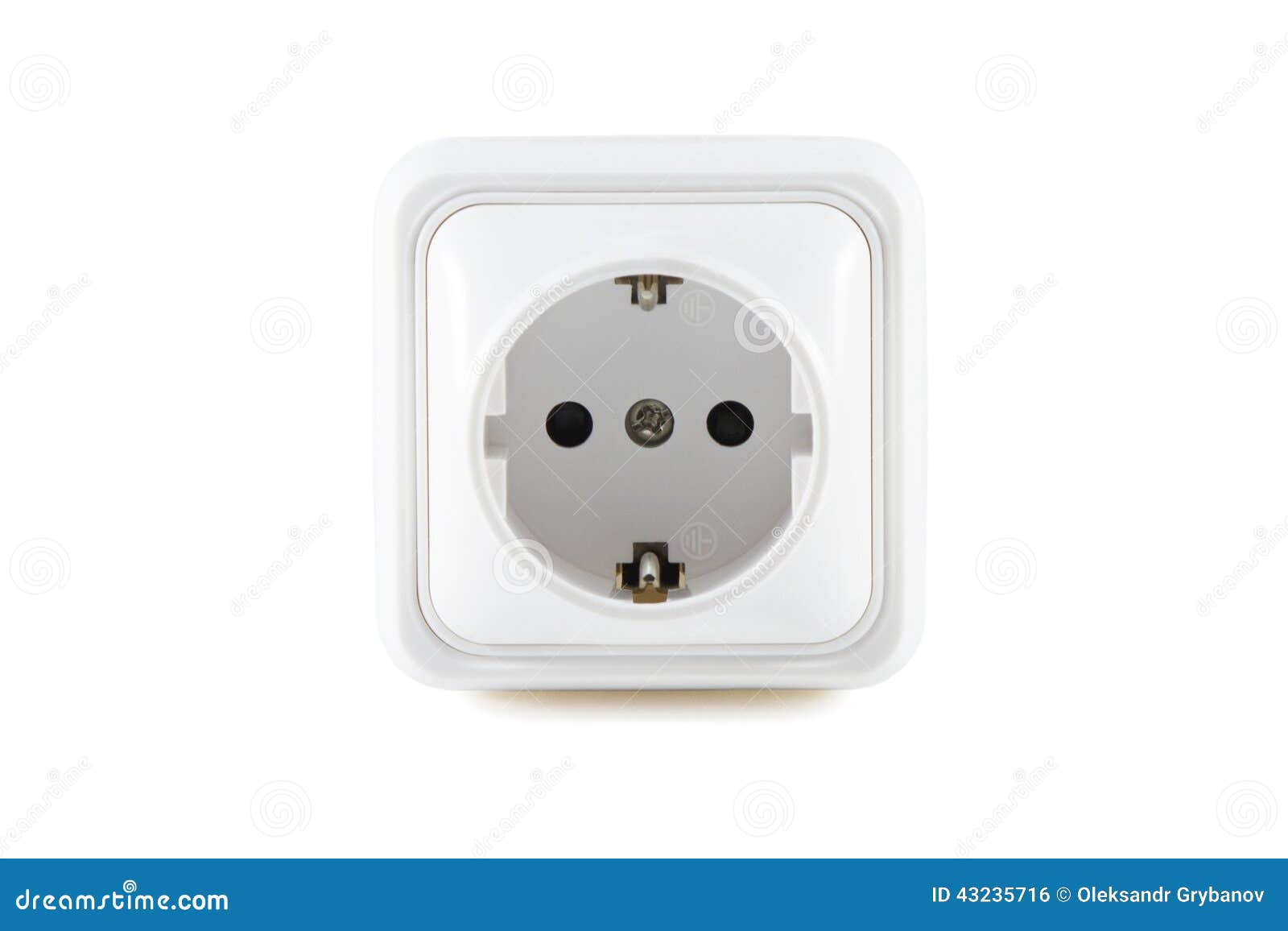 White socket stock photo. Image of object, holes, interior - 43235716