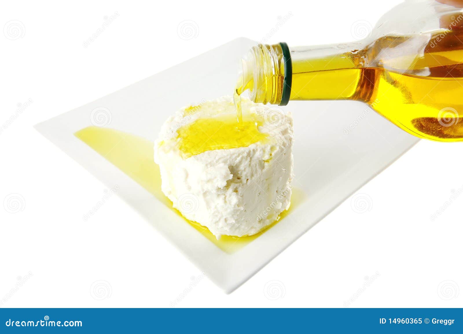 White soft cheese with oil stock image. Image of kitchen - 14960365