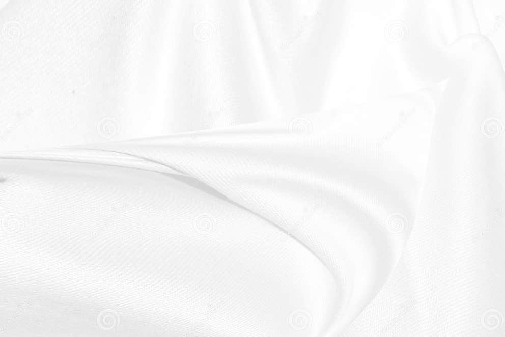 White Soft Fabric Cloth. Abstract Waves Background Curve Abstract Shape ...