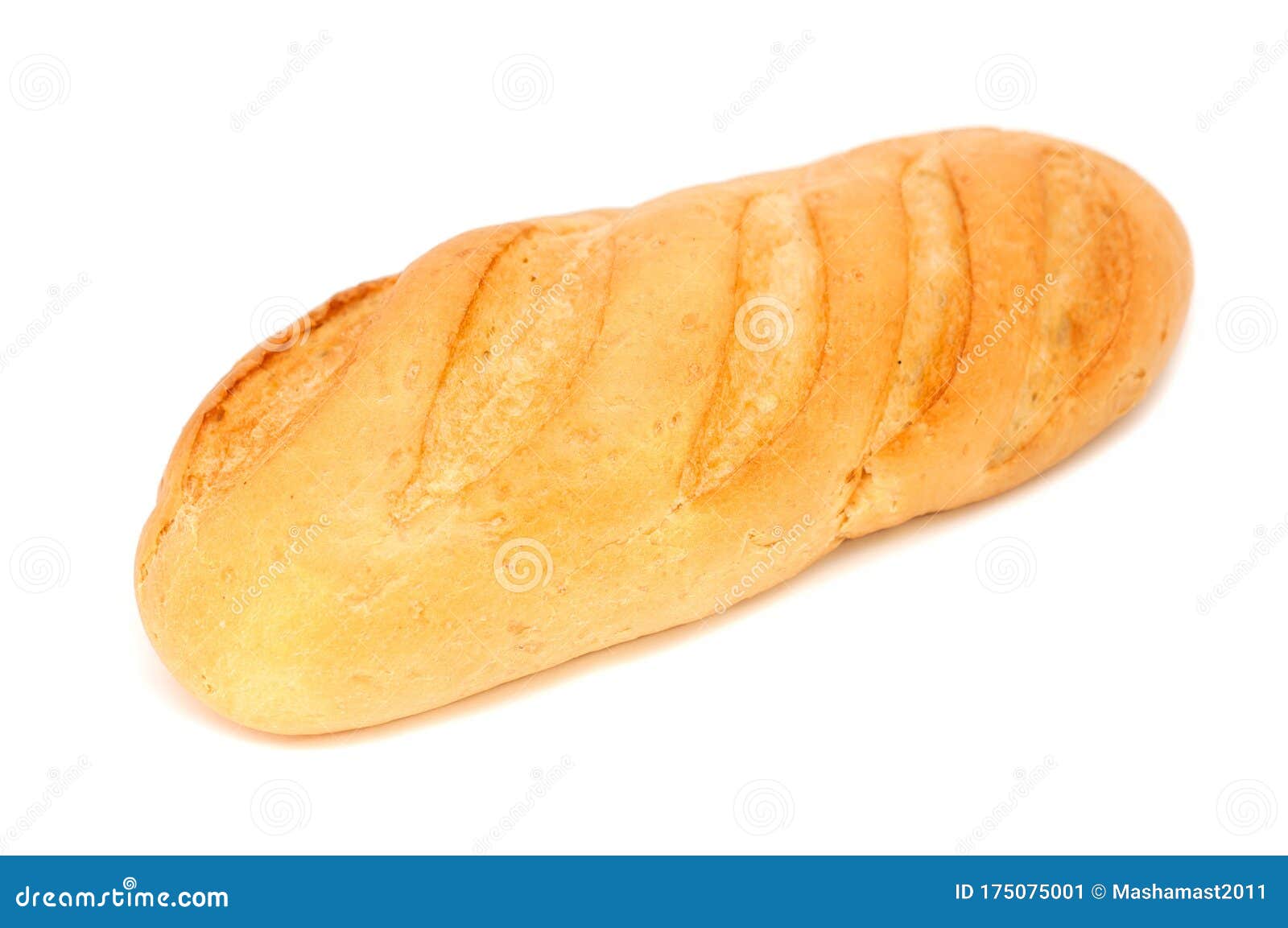 White Soft Fresh Bread on a White Background Stock Image - Image of ...