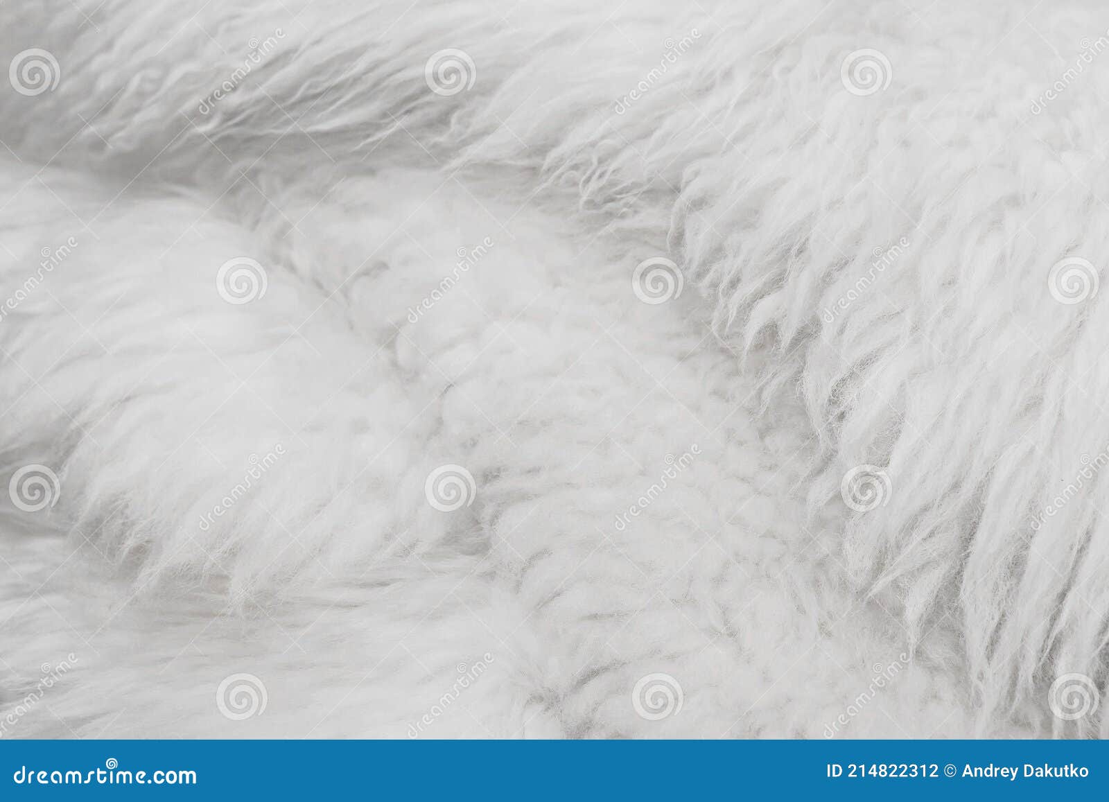 White Soft Fur Texture, Light Natural Wool Background Stock Photo ...