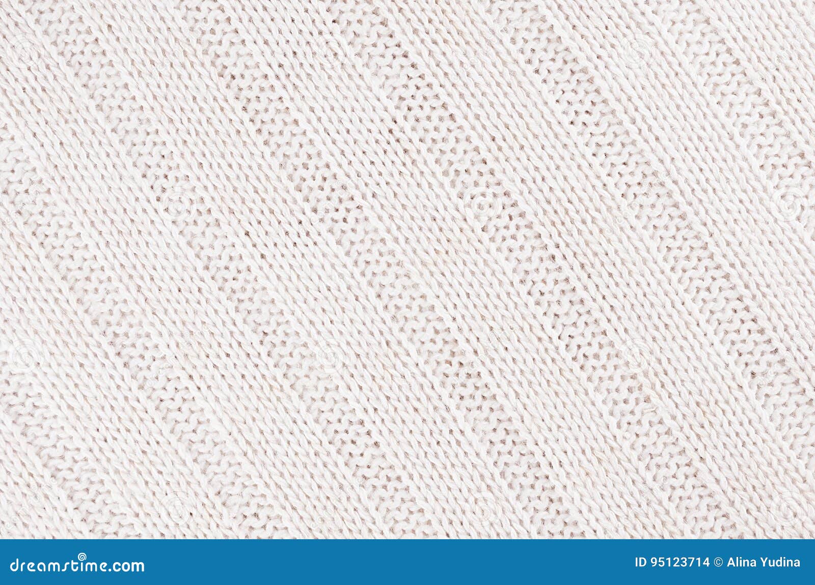 White Soft Knitted Fabric Texture with Strips Wale. Stock Photo - Image ...