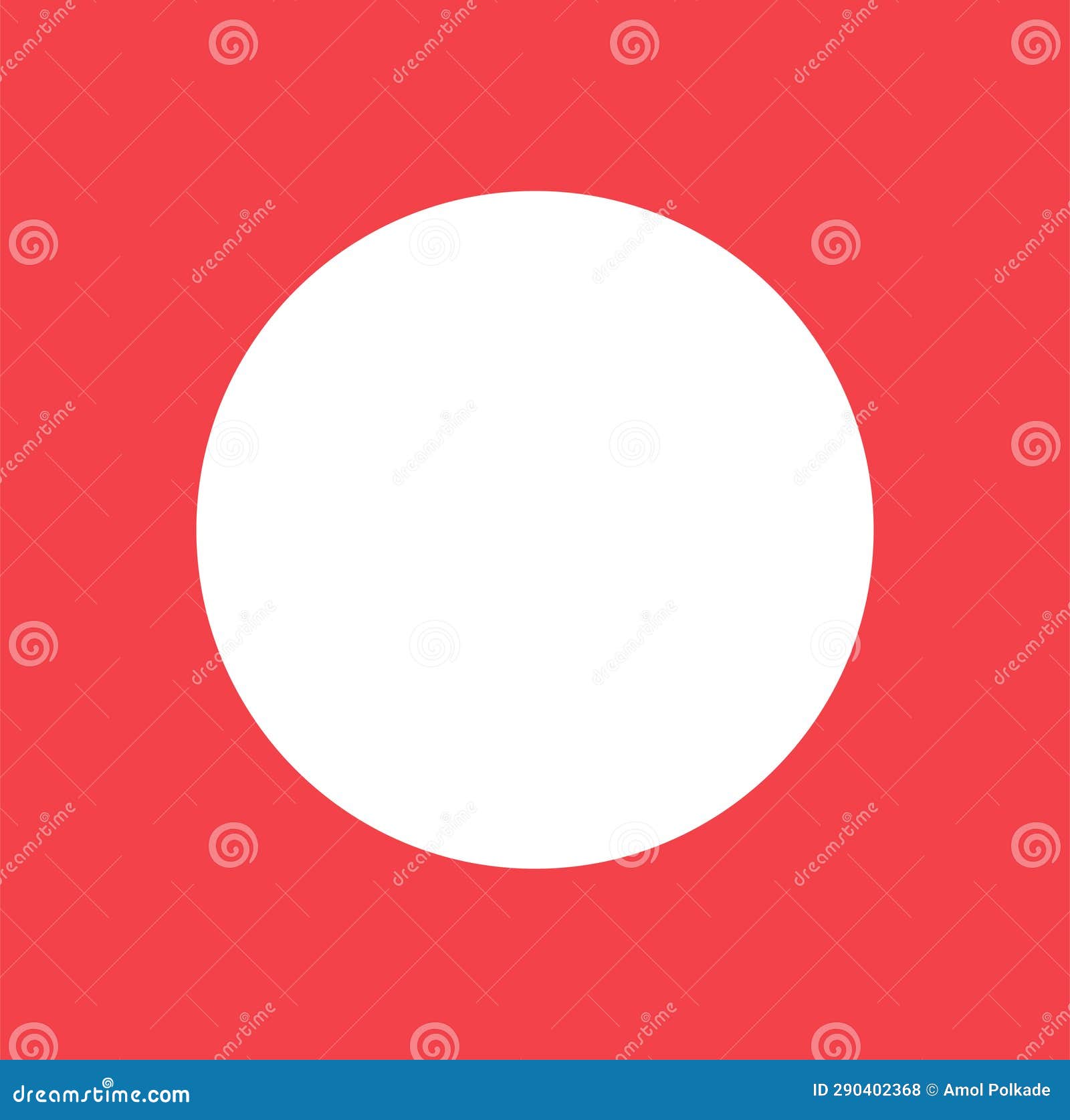 A White Soiled Dot on Light Red Color Vector Sign Stock Illustration ...
