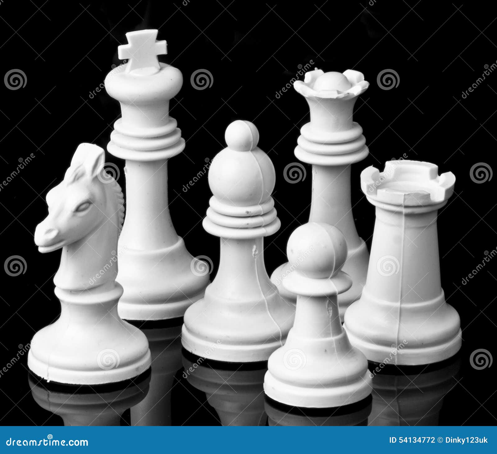 White soldiers chess stock photo. Image of pawn, knight - 54134772