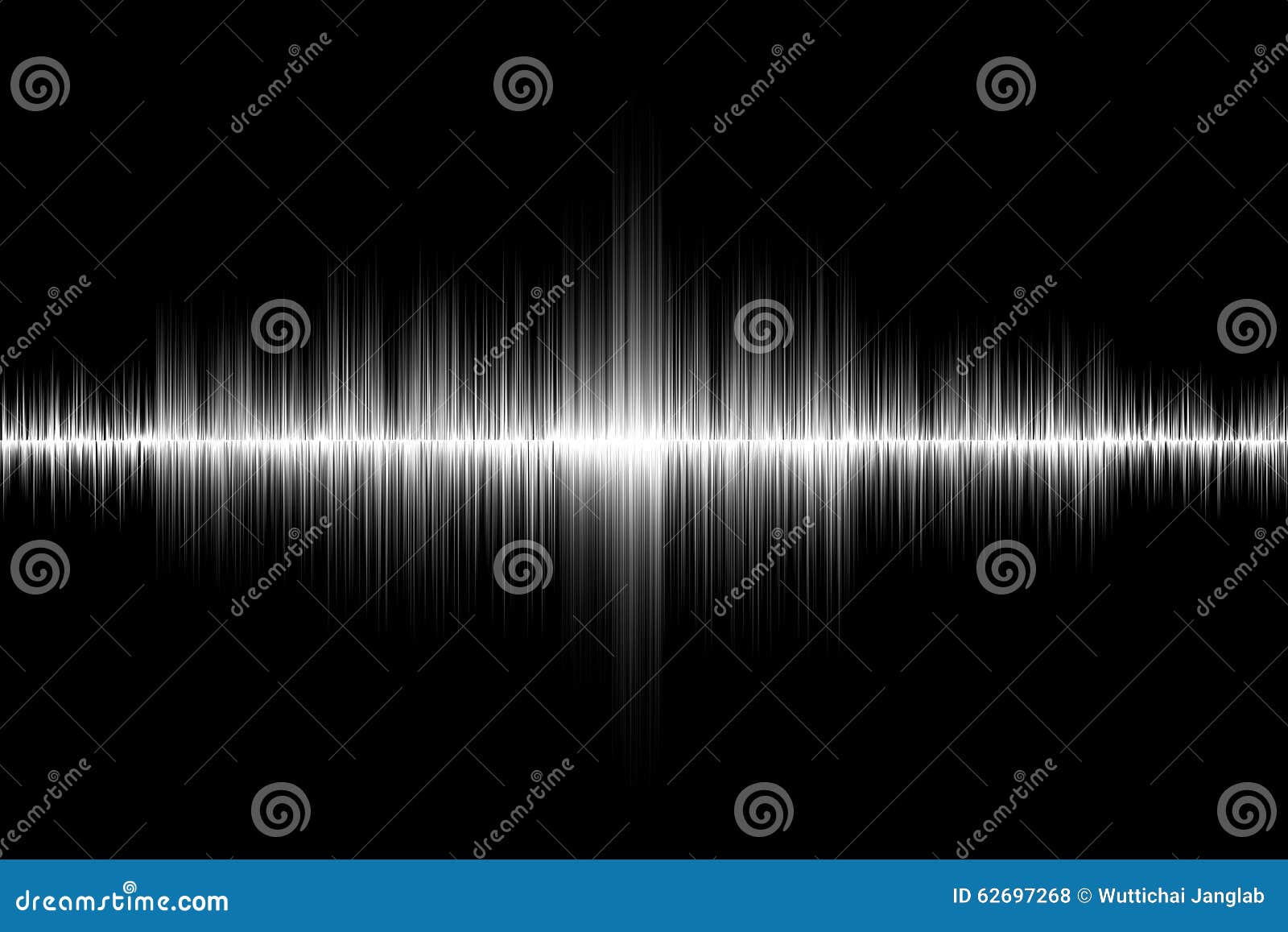 White Sound Wave Background Stock Photo - Image of techno, music: 62697268