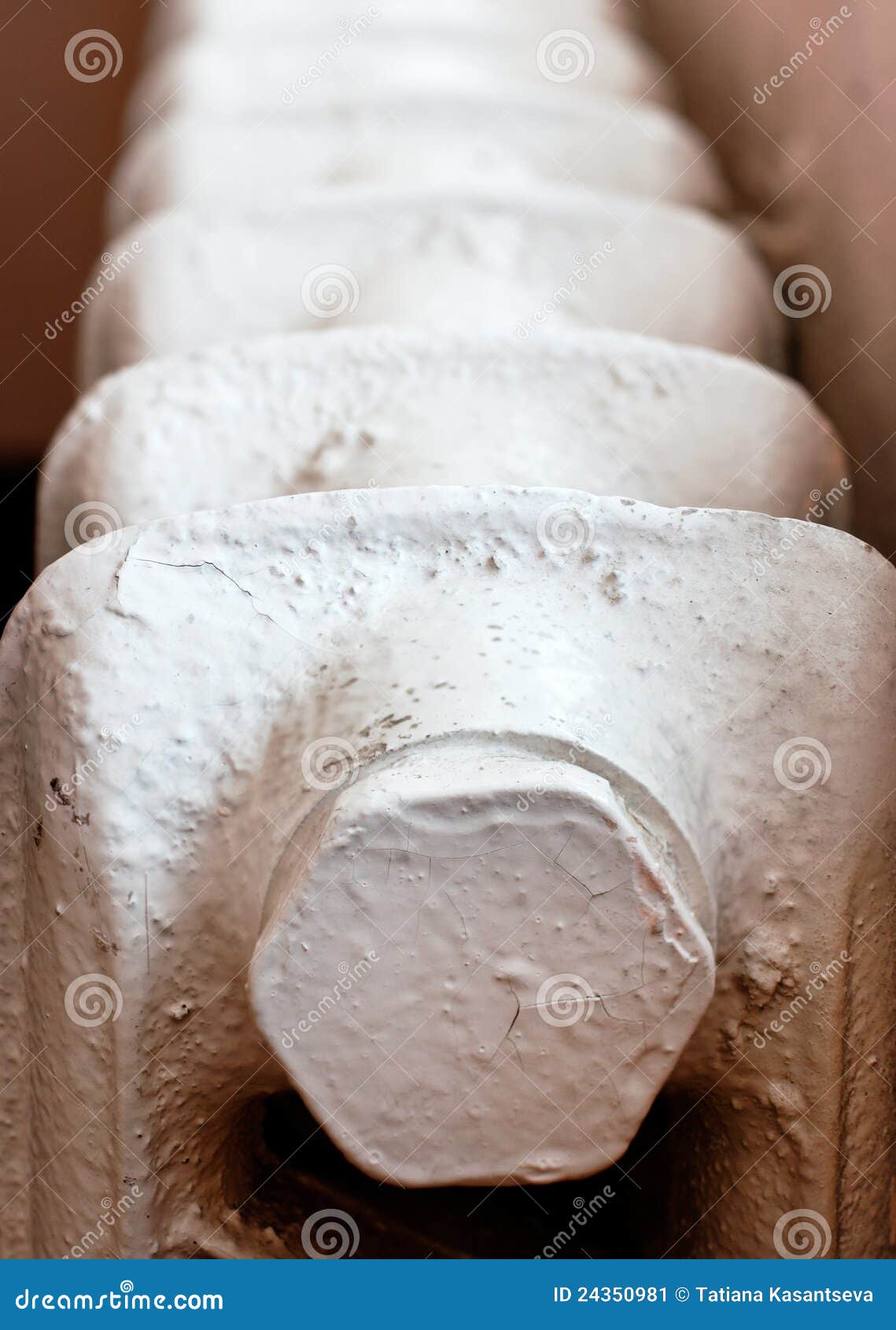 White soviet radiator stock image. Image of fashioned - 24350981